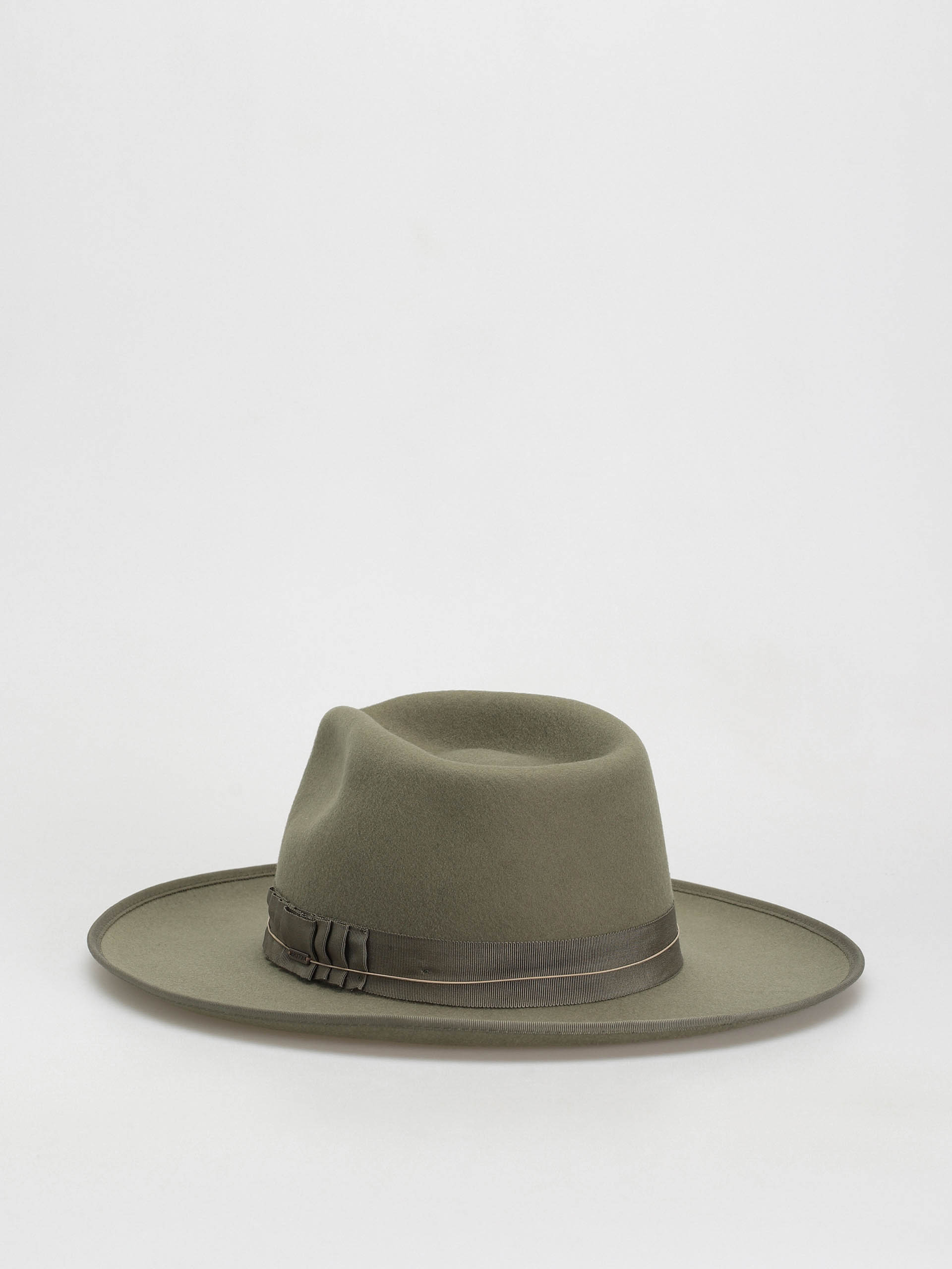 Brixton Reno Fedora Hat - green (olive surplus)