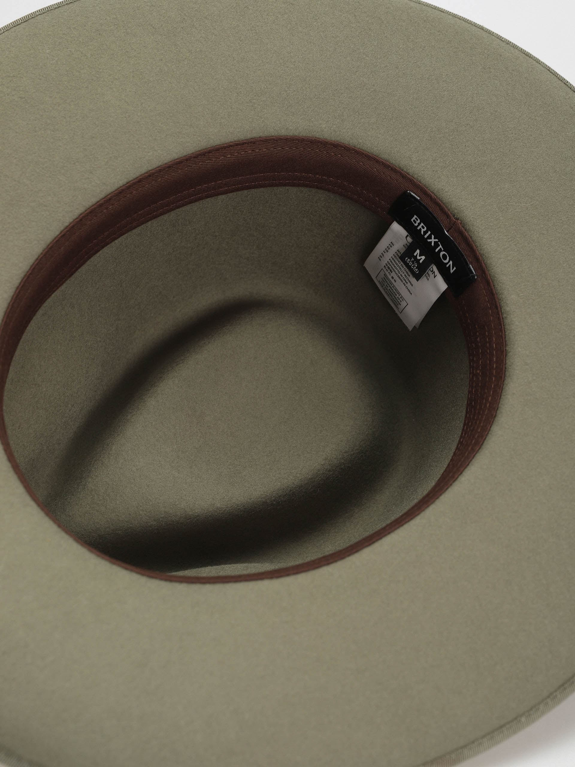 Brixton Reno Fedora Hat - green (olive surplus)