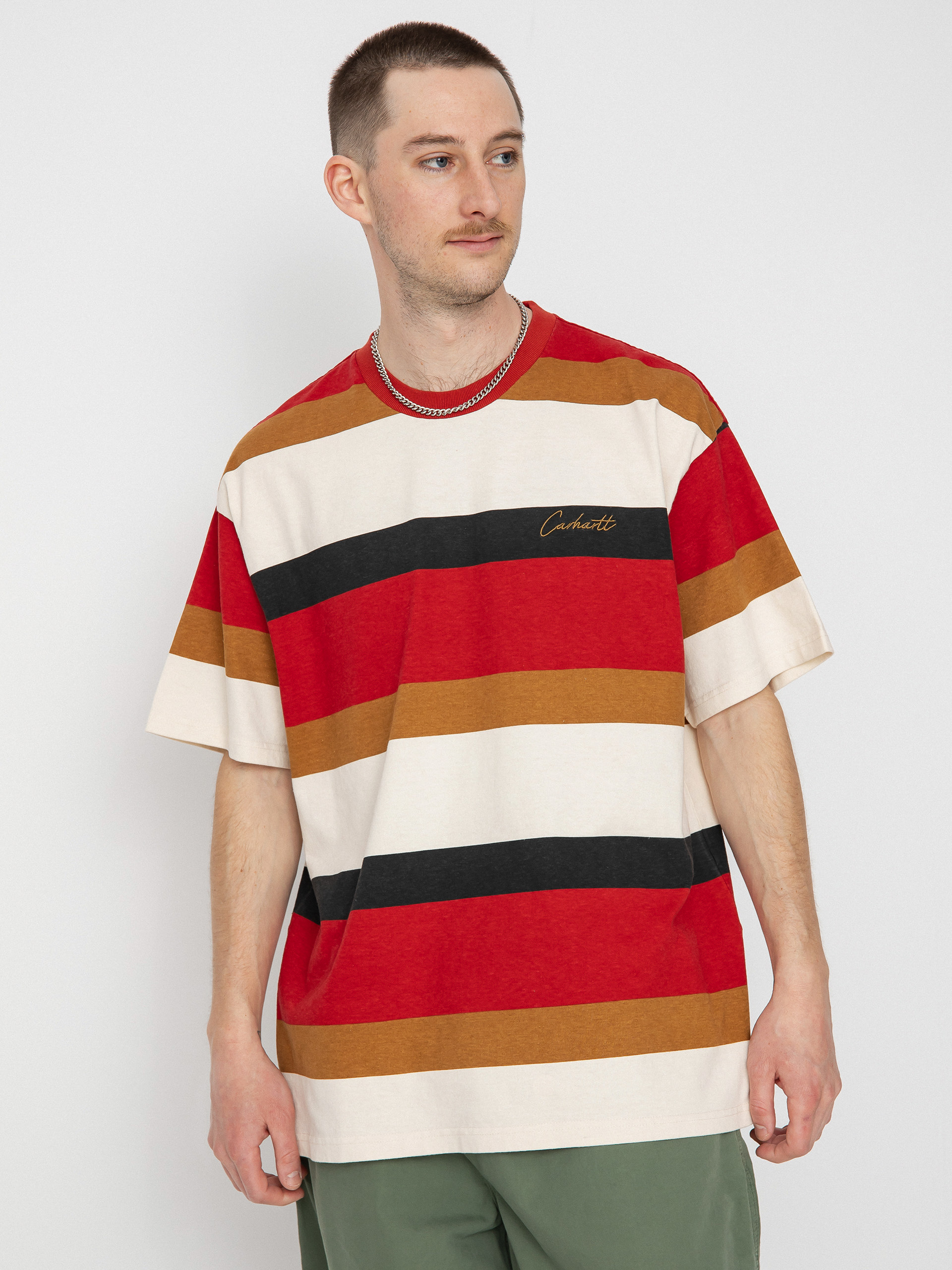 Carhartt WIP Crouser T-shirt (crouser stripe arcade)