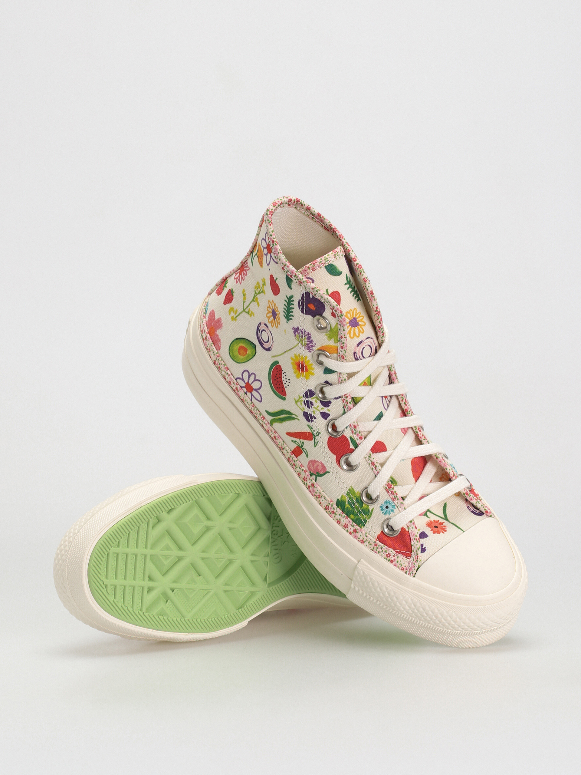 Converse Chuck Taylor All Star Lift Hi Chucks Wmn - multicolor (egret)