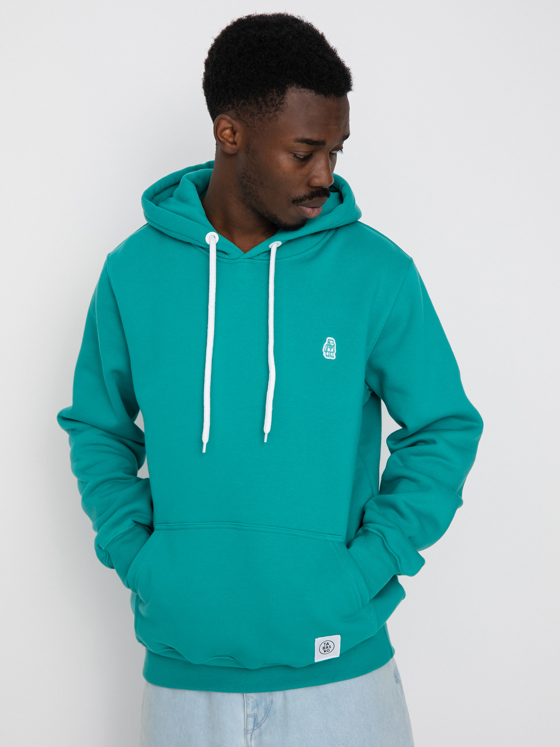 Tabasko Mini Logo HD Hoodie - blue (turquoise)