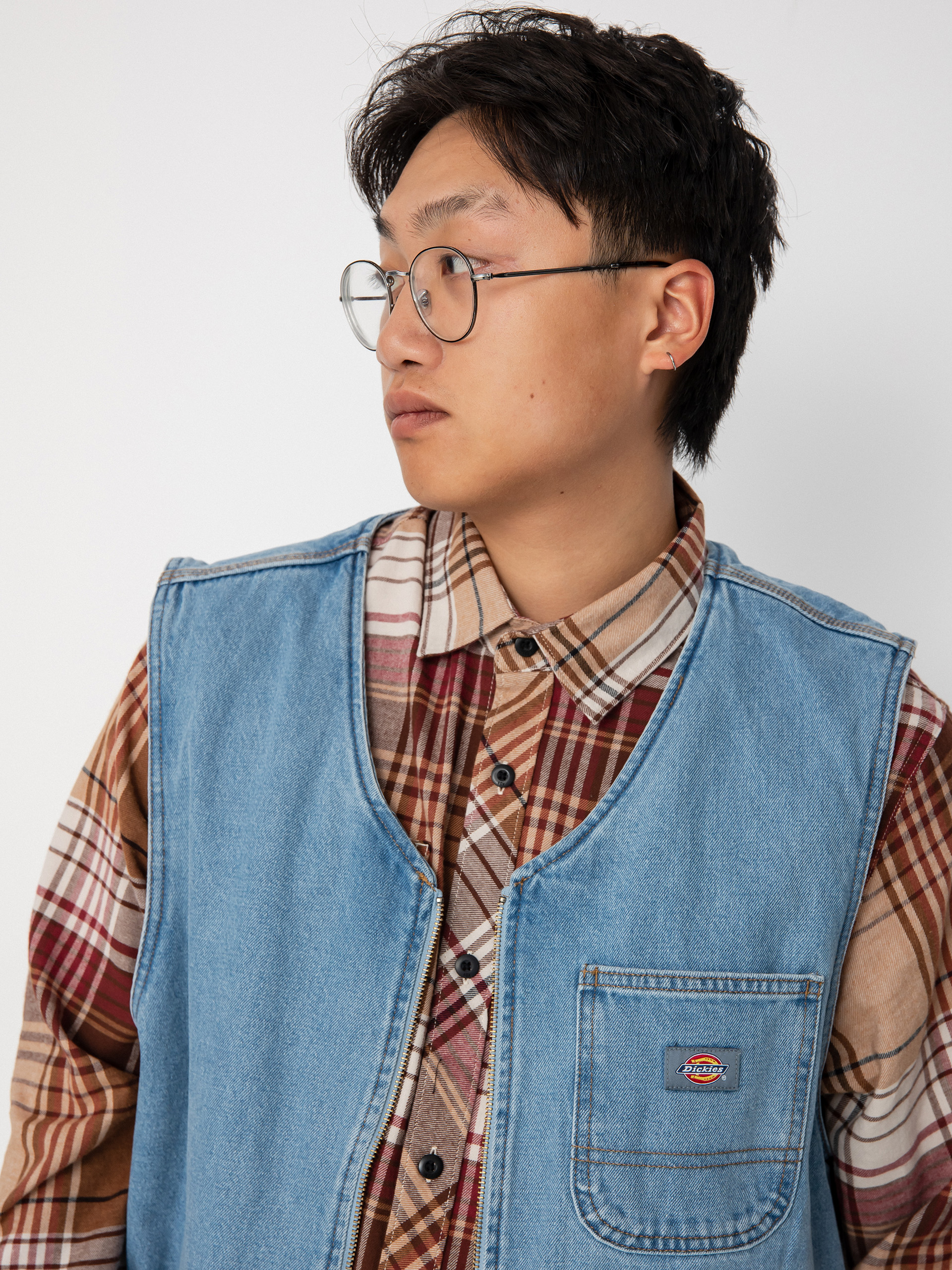 Dickies Denim Smr Vest Light Wash