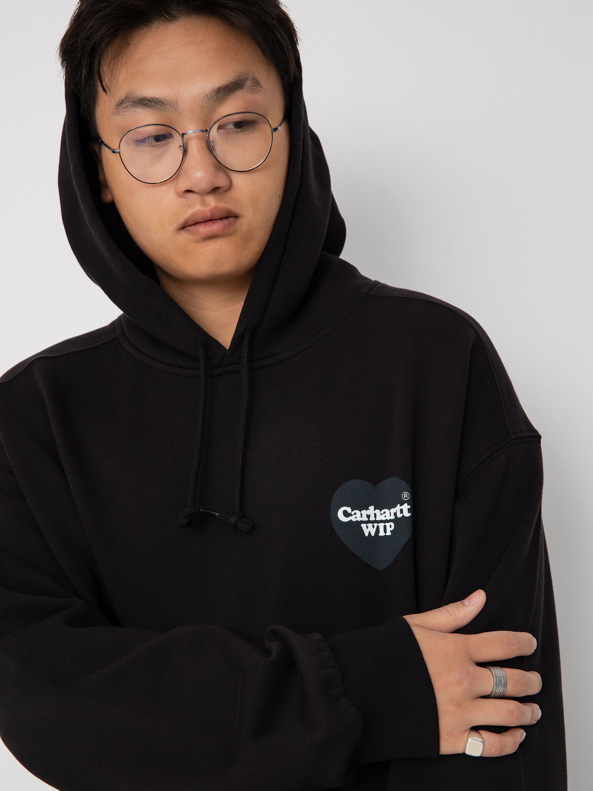 Carhartt WIP Heart HD Hoodie - black (black)