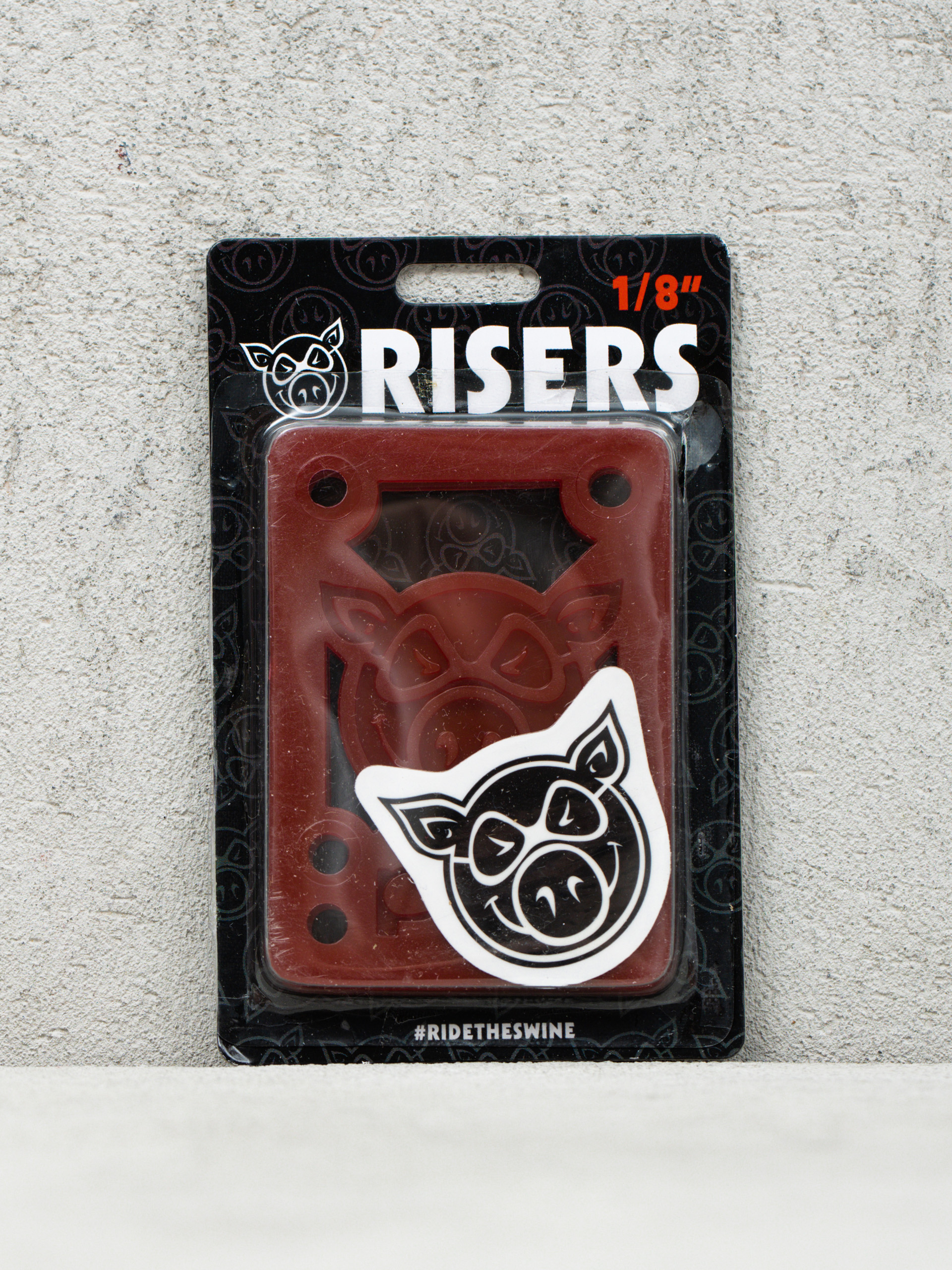 Pig Piles Soft Rsr Risers - red (shock red)