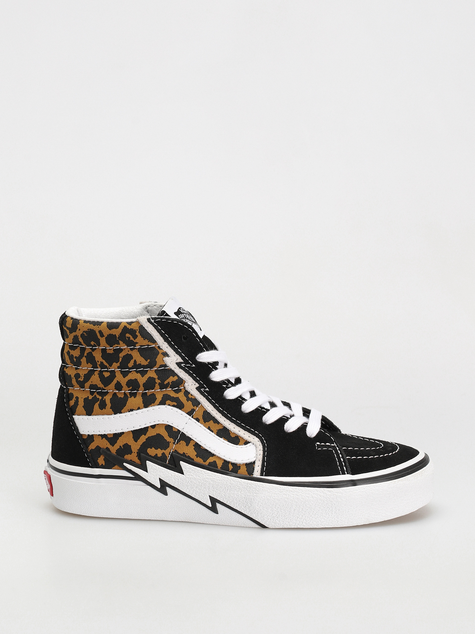 Vans Sk8 Hi Bolt Shoes - brown (leopard black/true white)
