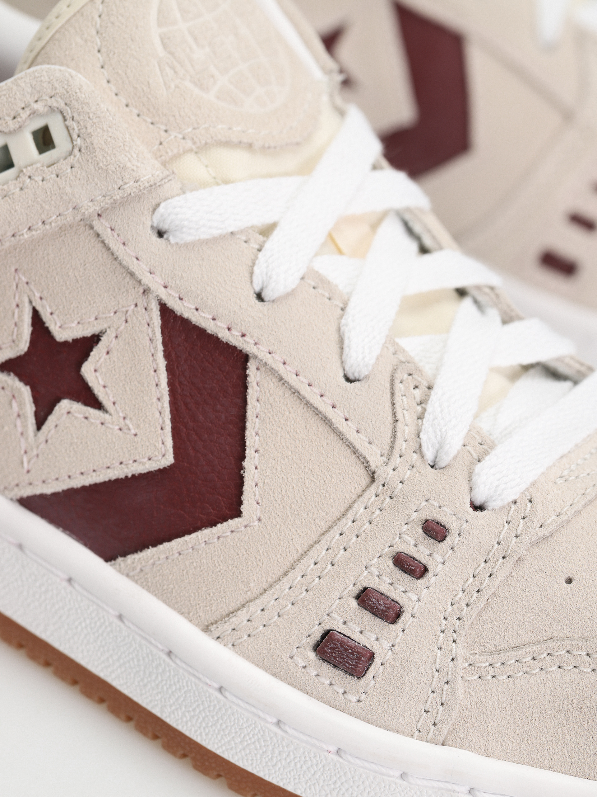 Converse AS 1 Pro Ox Shoes (egret/dark burgundy/gum)