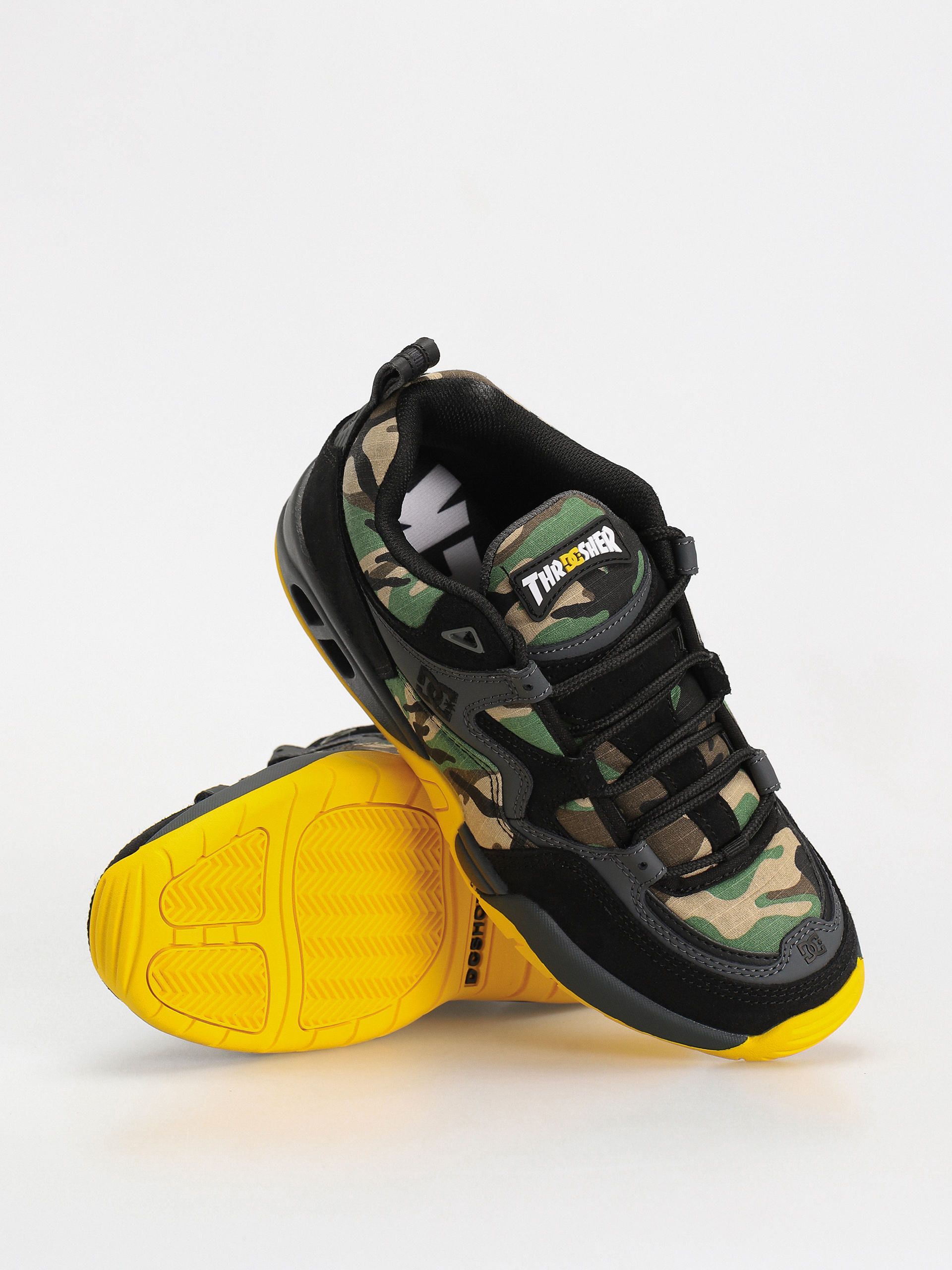 DC X Thrasher Truth Shoes - camo (black/camo)