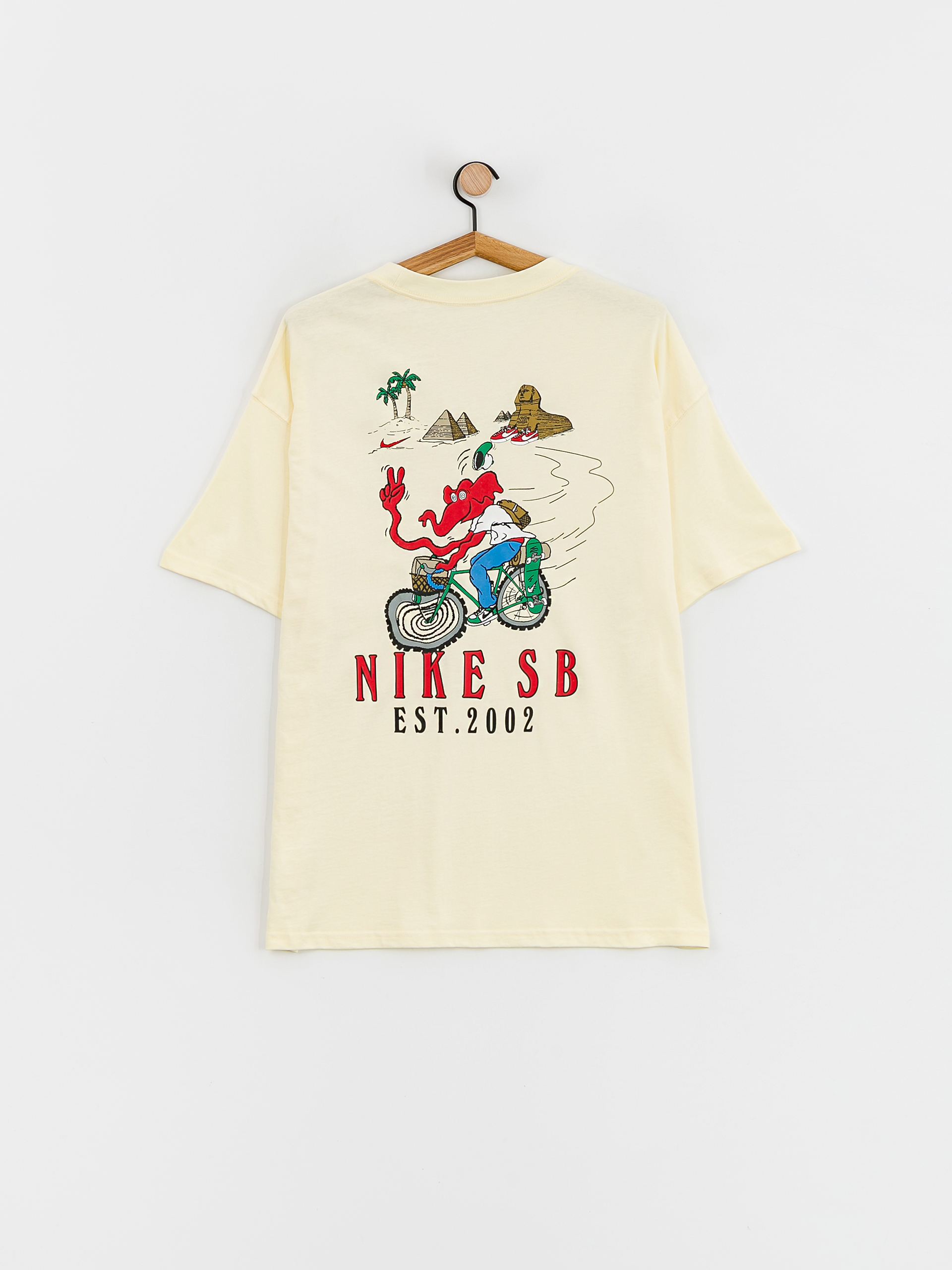 Nike SB Bike Day T-shirt - yellow (alabaster)