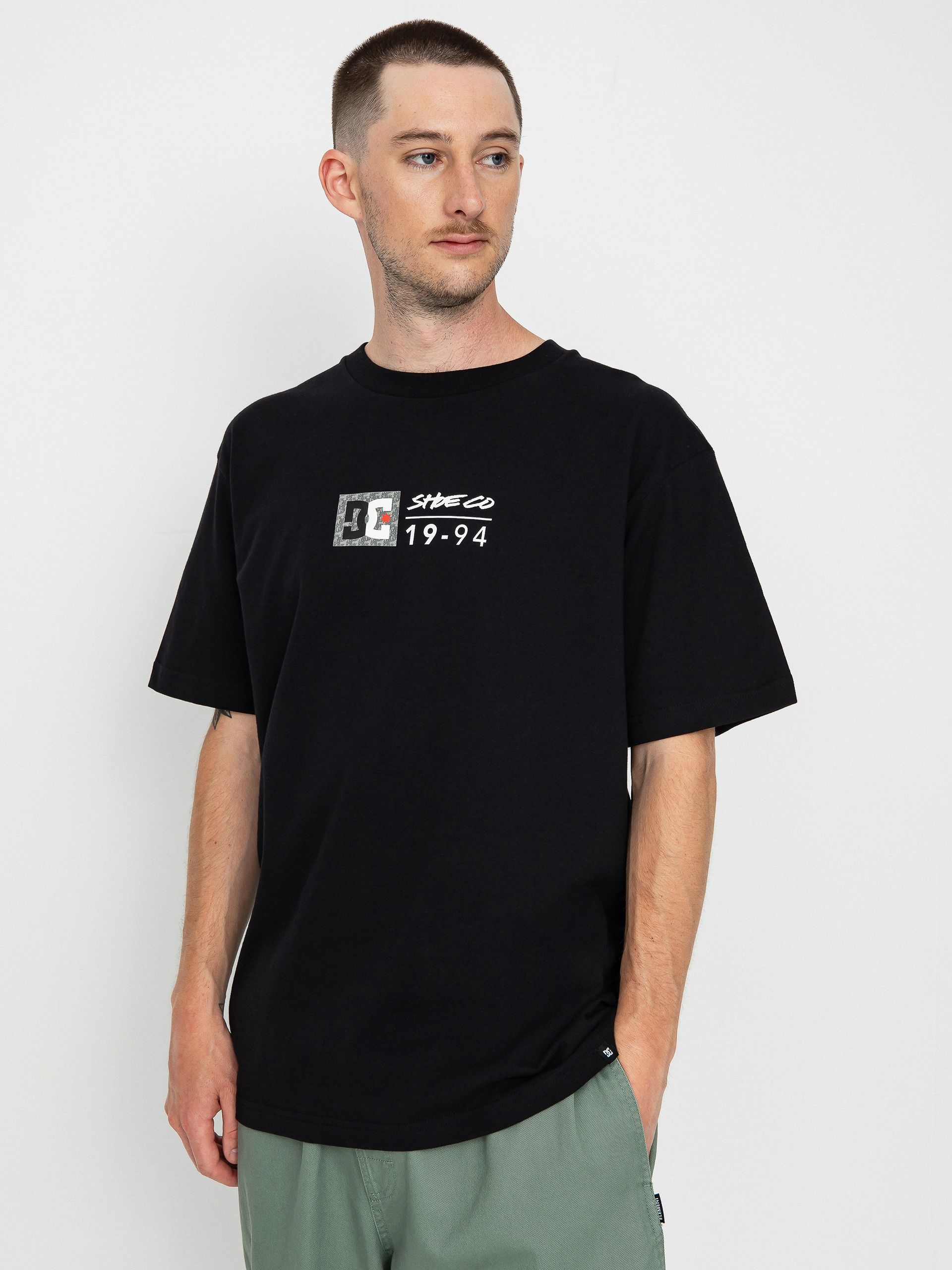 DC Split Star T-shirt - black (black/greystone)