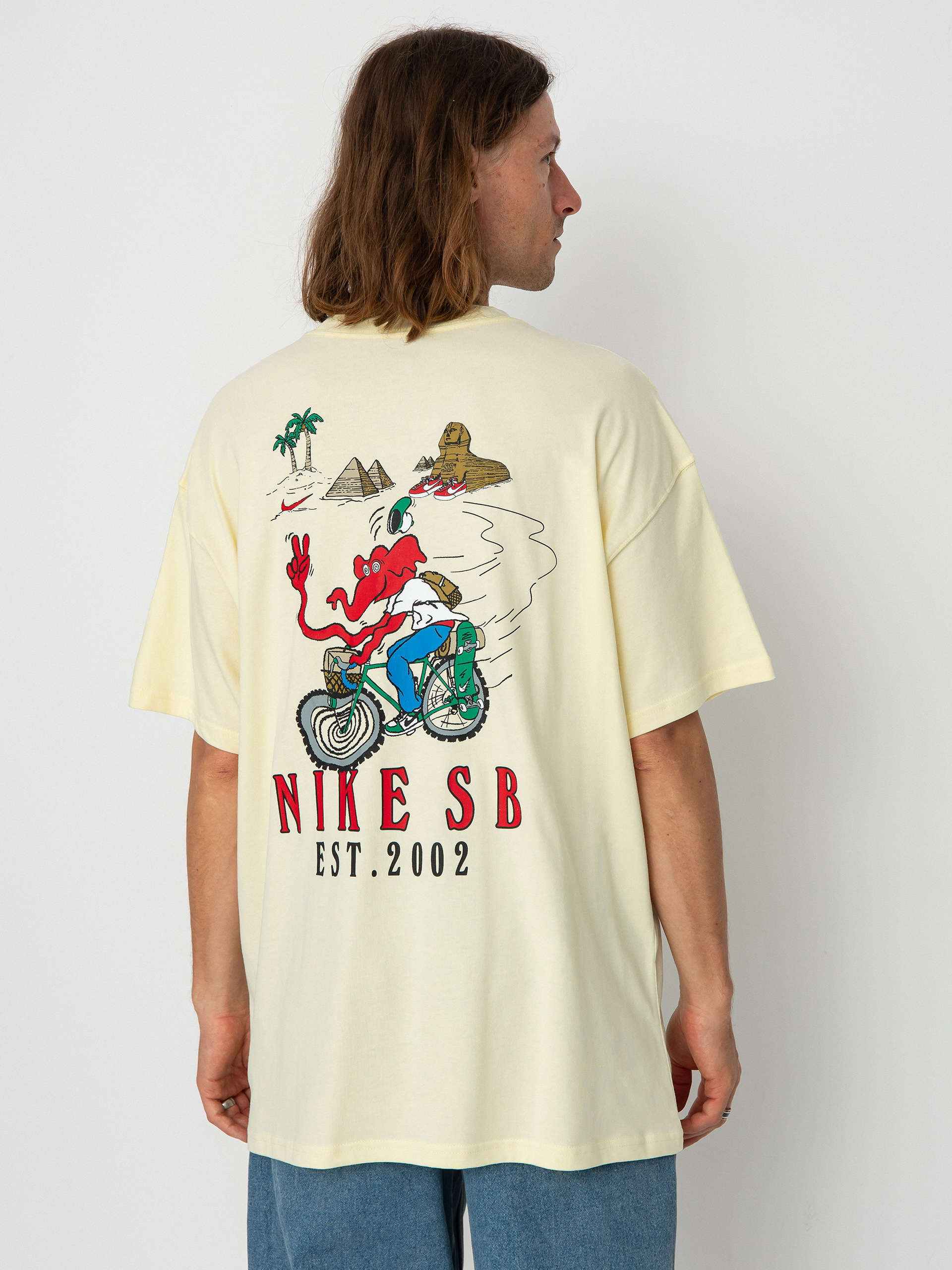Nike SB Bike Day T-shirt - yellow (alabaster)