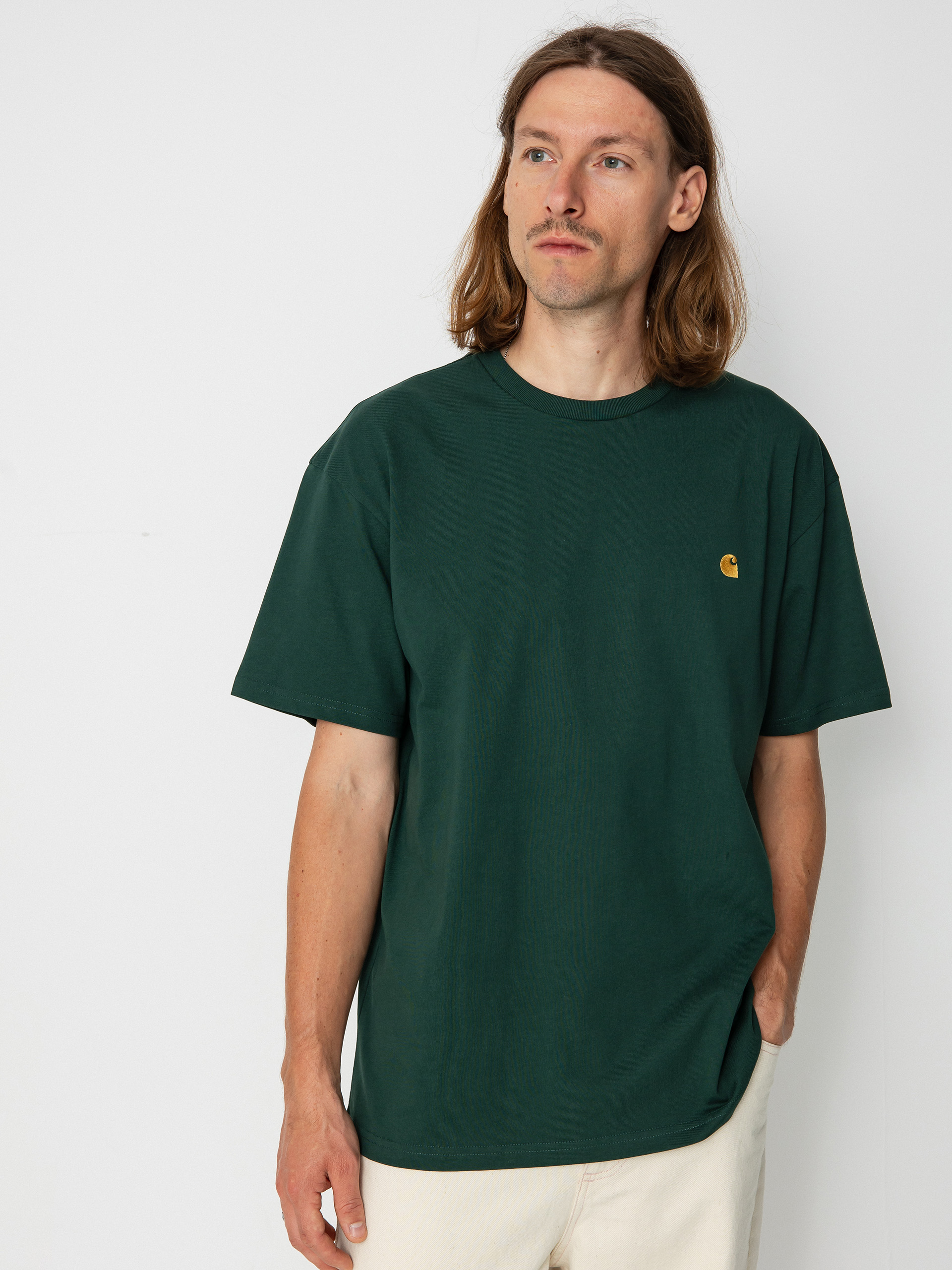 Carhartt WIP Chase T-shirt - green (discovery green/gold)