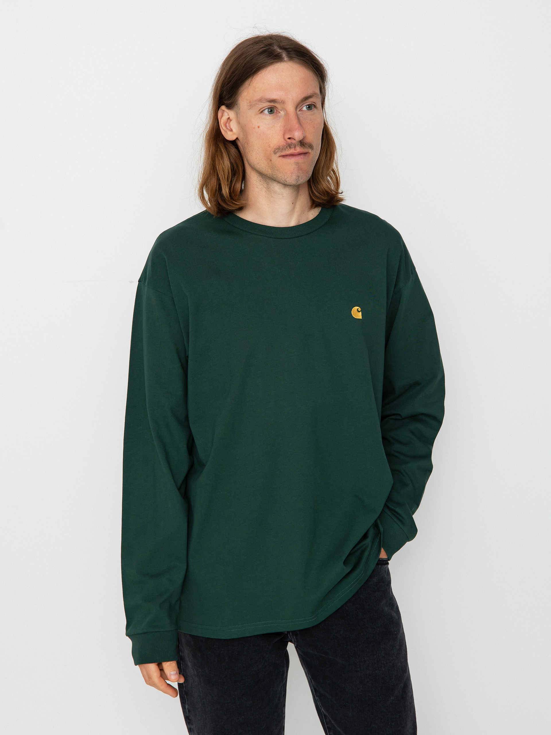 Carhartt WIP Chase Longsleeve (blue/gold)