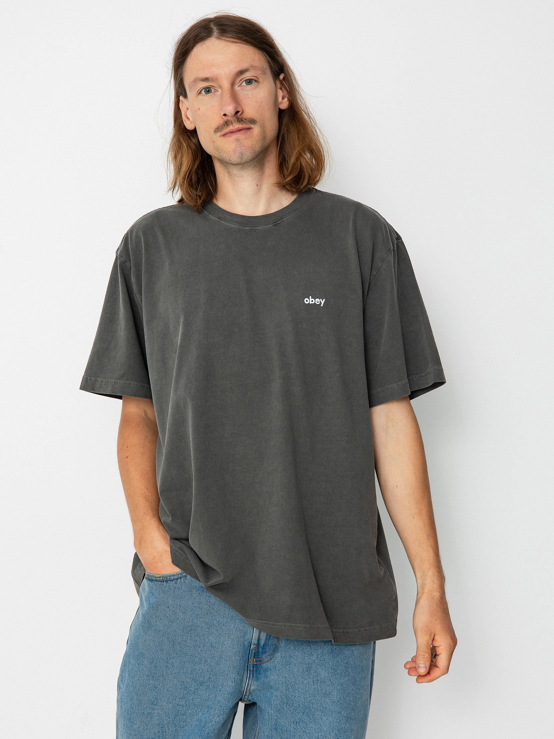 OBEY Lowercase Pigment T-shirt - black (pigment digital black)