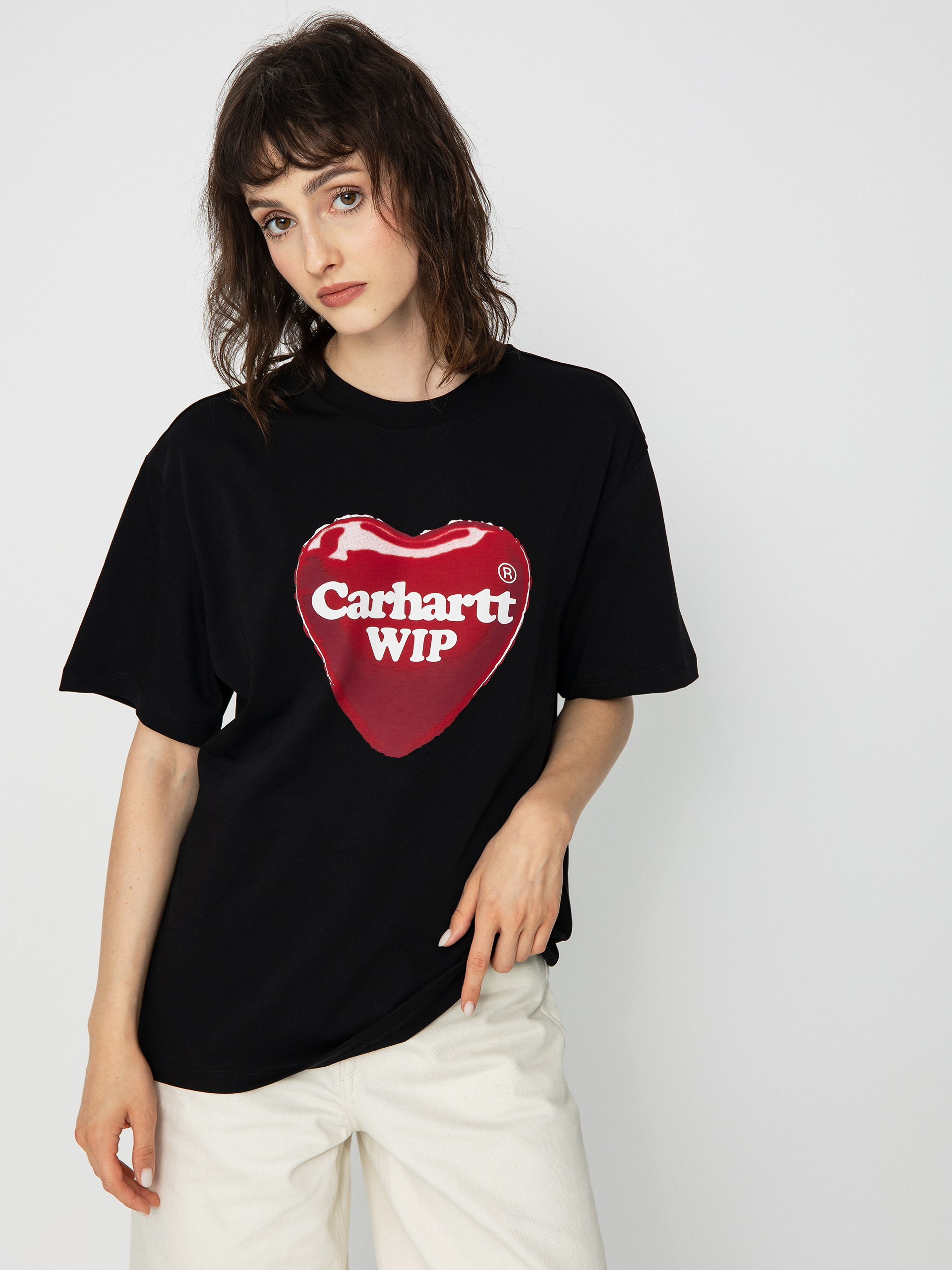 Carhartt WIP Heart Balloon T-shirt Wmn - black (black)