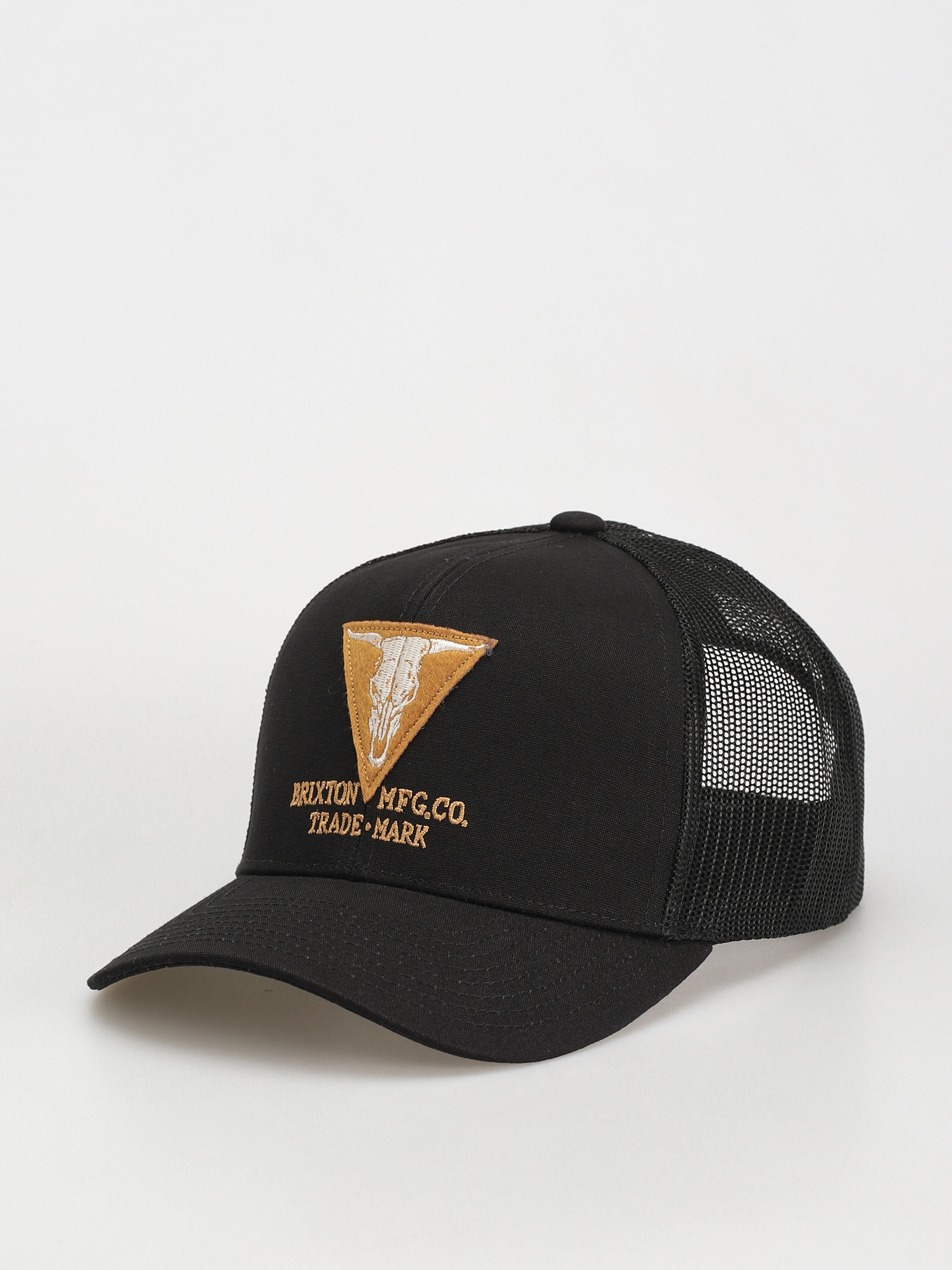 Brixton Gunston Netplus Mp Trucker Hat Cap - black (black/black)