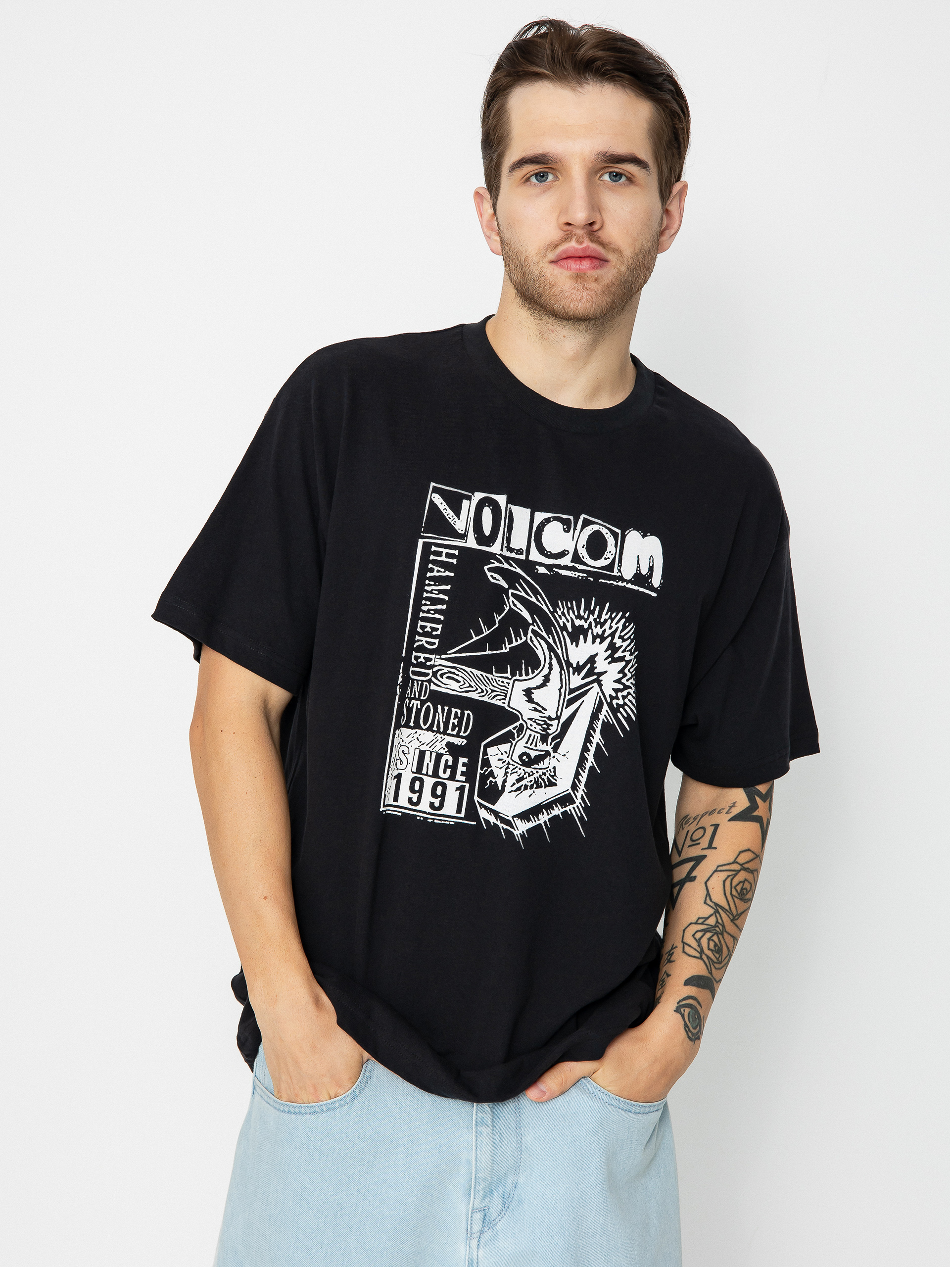 Volcom Hammered Lse T-shirt - black (black)