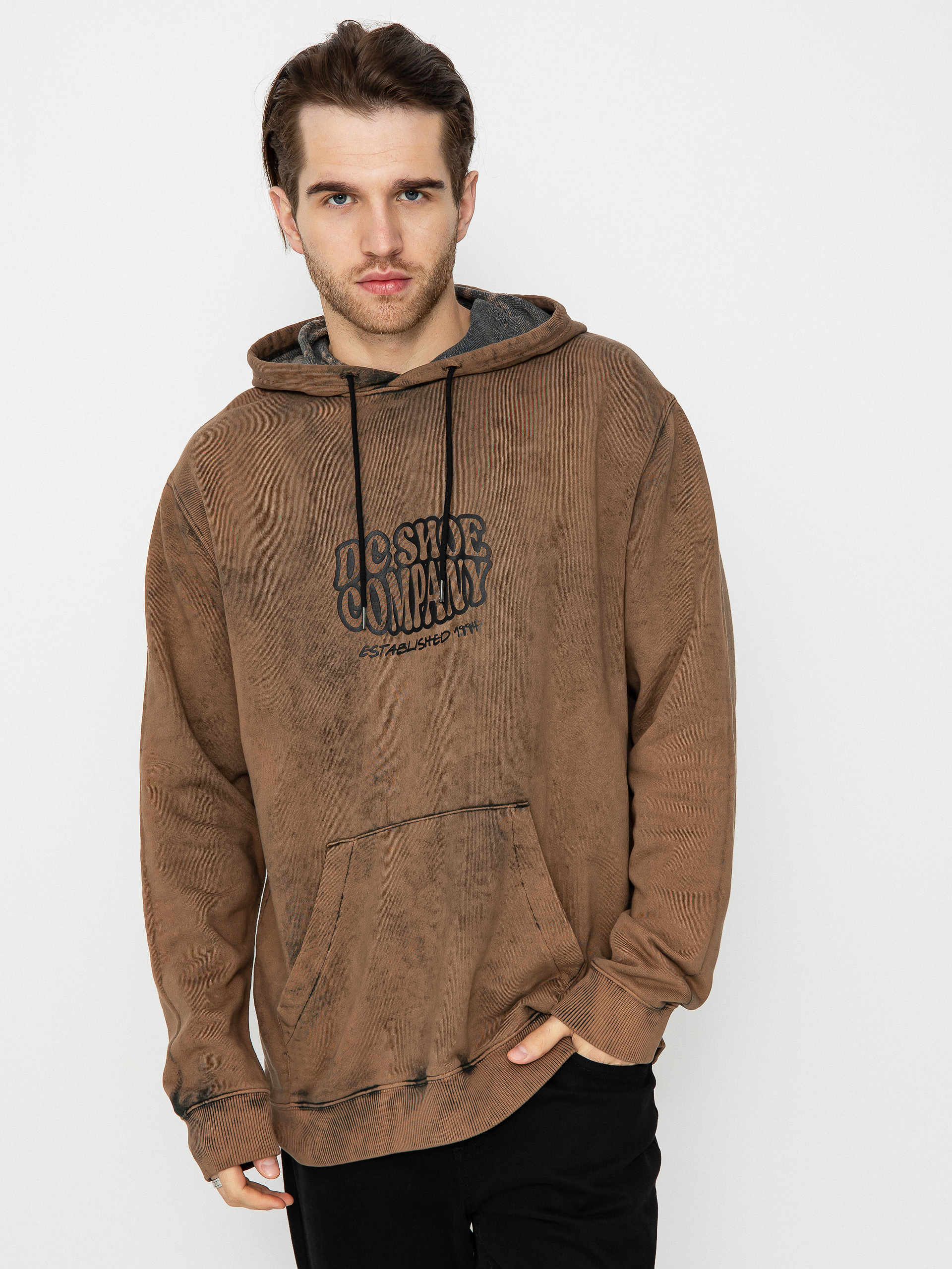DC Contour HD Hoodie - brown (bison storm wash)