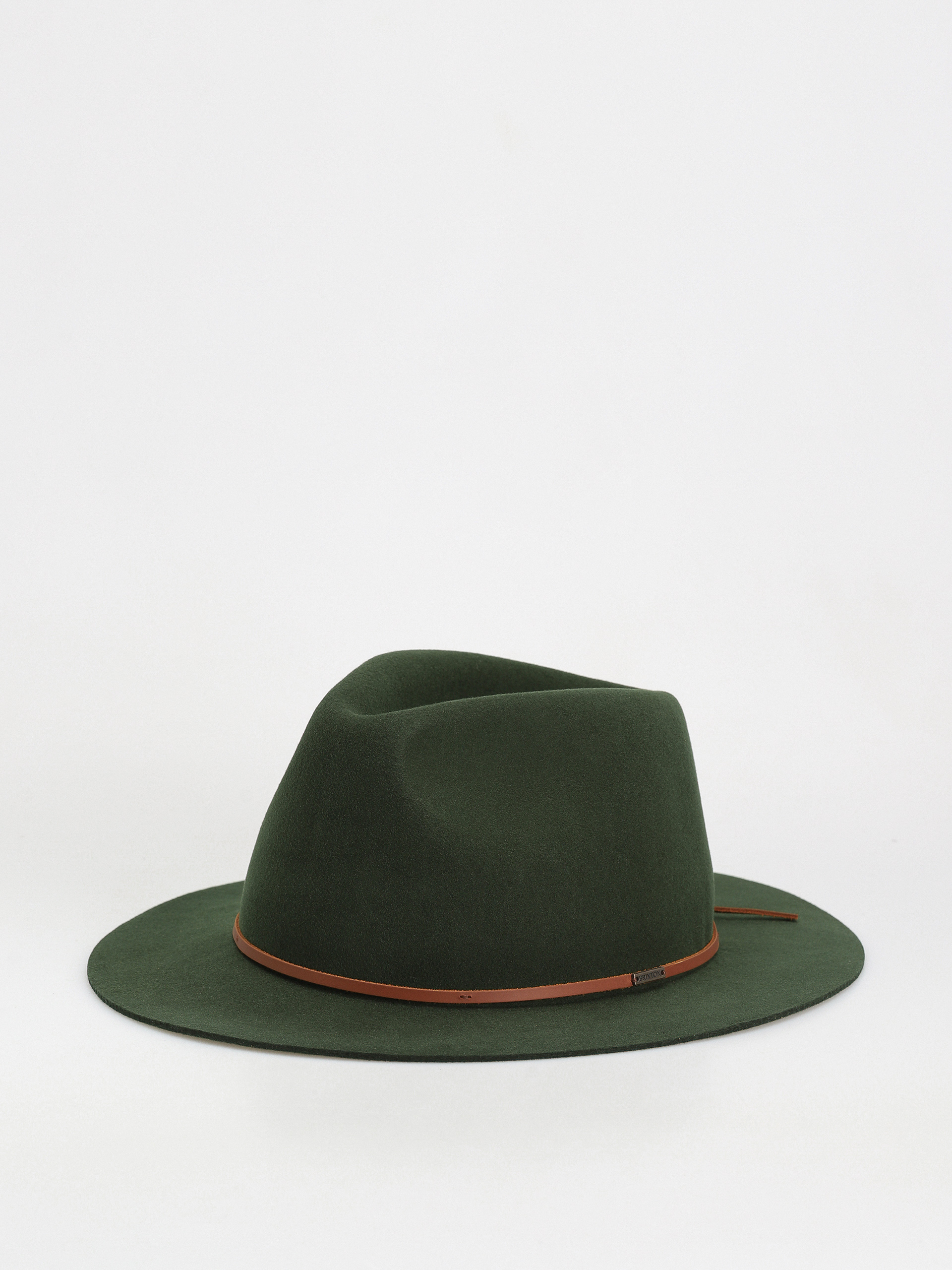 Brixton Wesley Fedora Hat - green (moss)