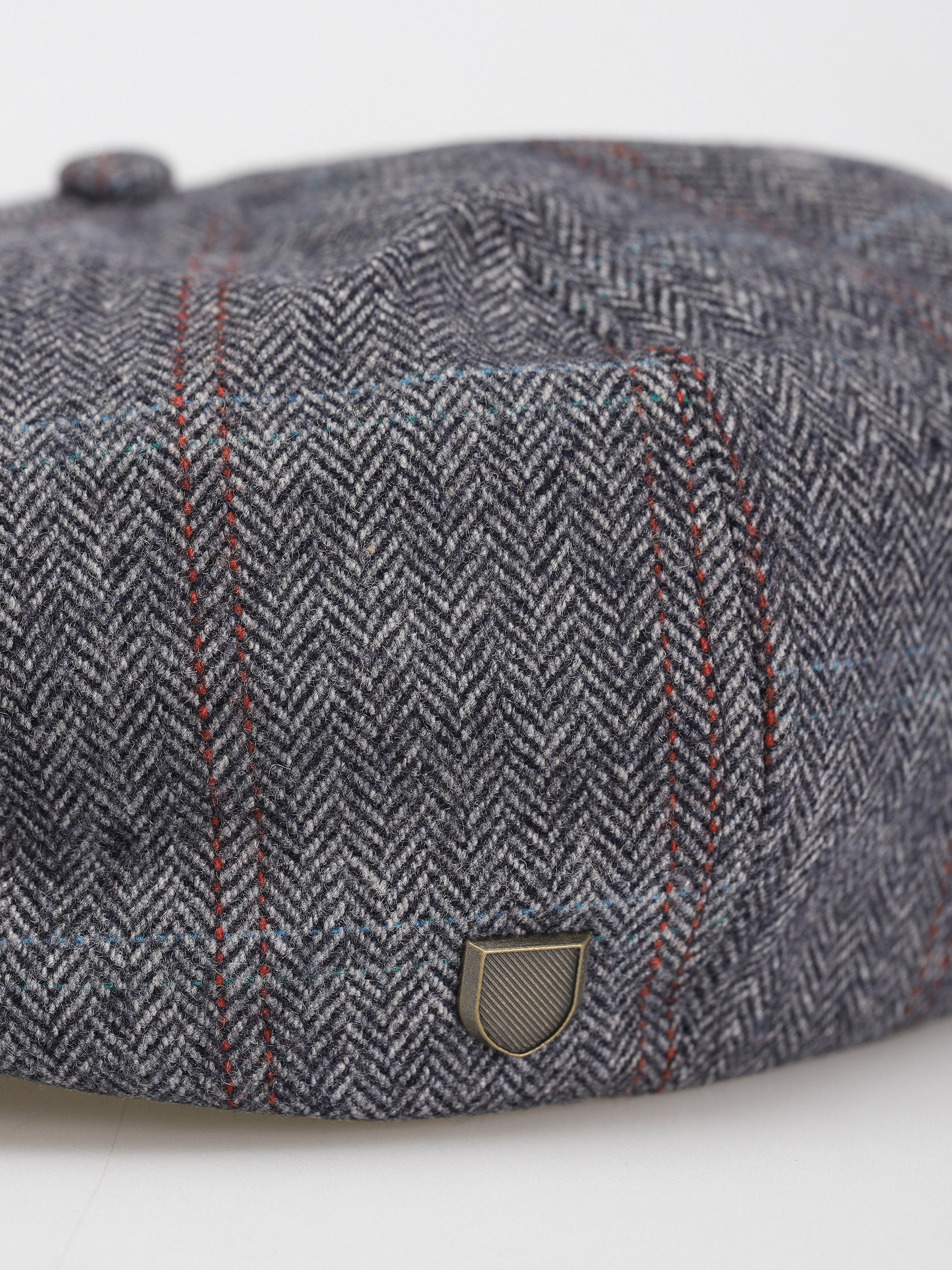 Brixton Brood Snap Cap Flat cap - grey (washed navy/beige)