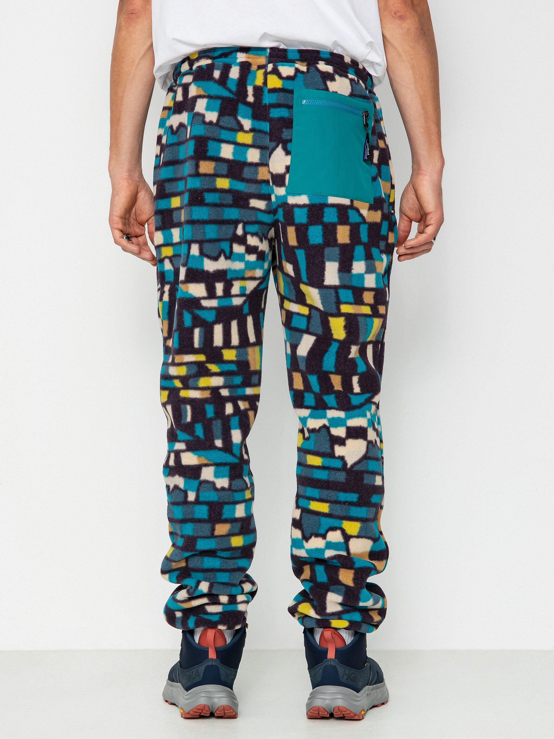 Patagonia Synch Pants - multicolor (fitz roy patchwork/belay blue)
