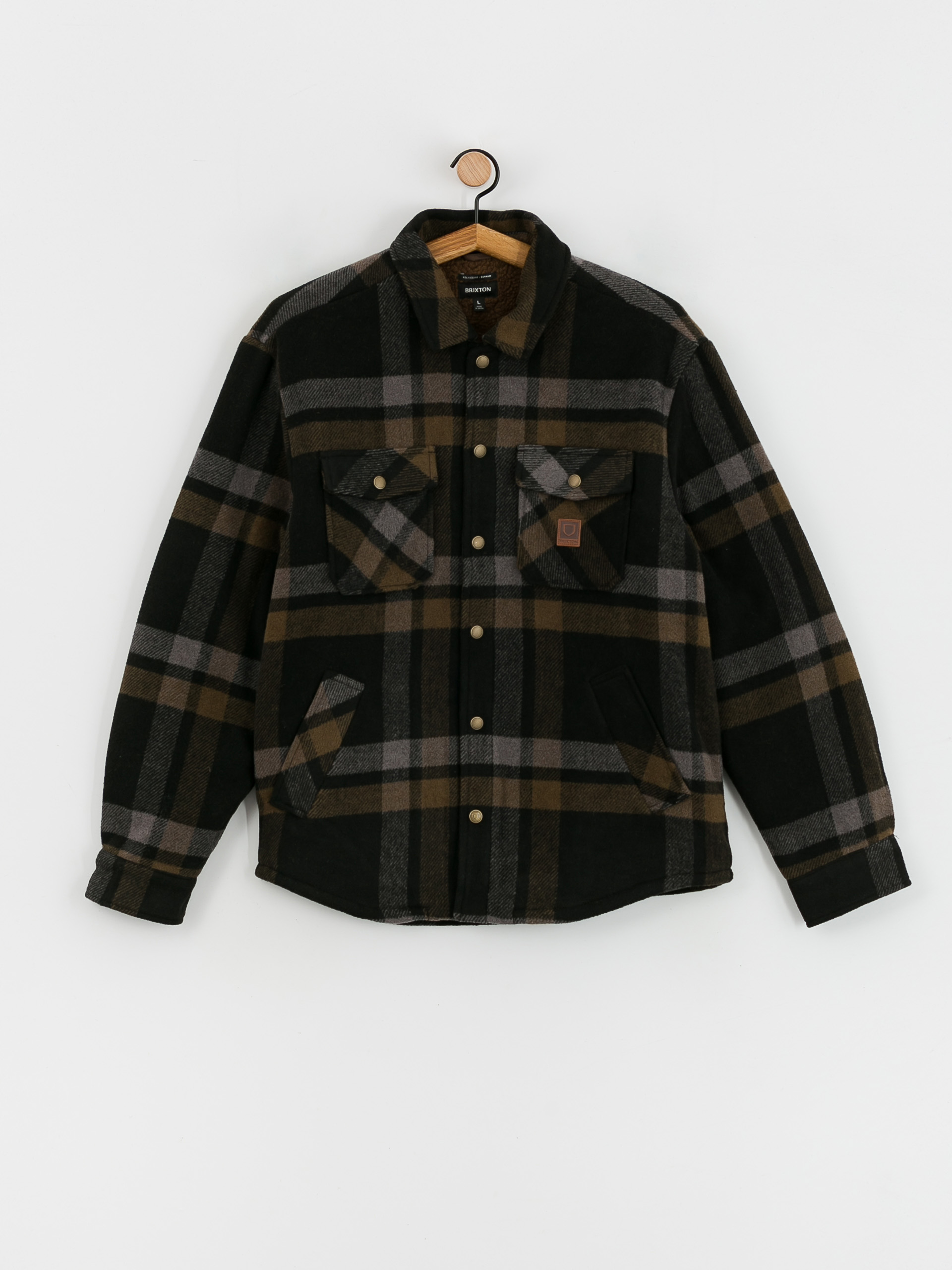 Brixton Durham Lined Jacket - black (black/charcoal/desert palm)