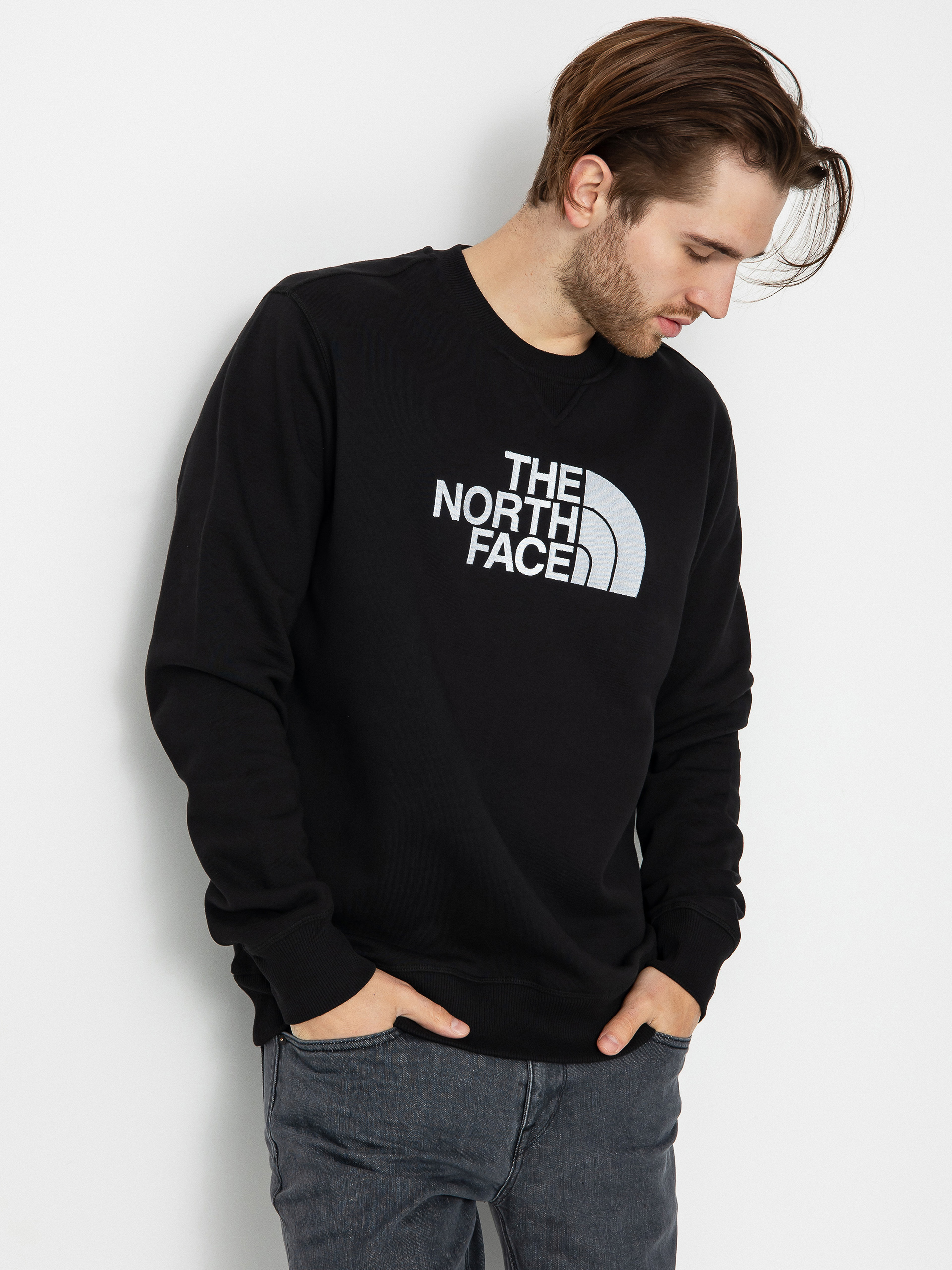 The North Face Drew Peak Crew Sweatshirt - black (tnf black/tnf white)