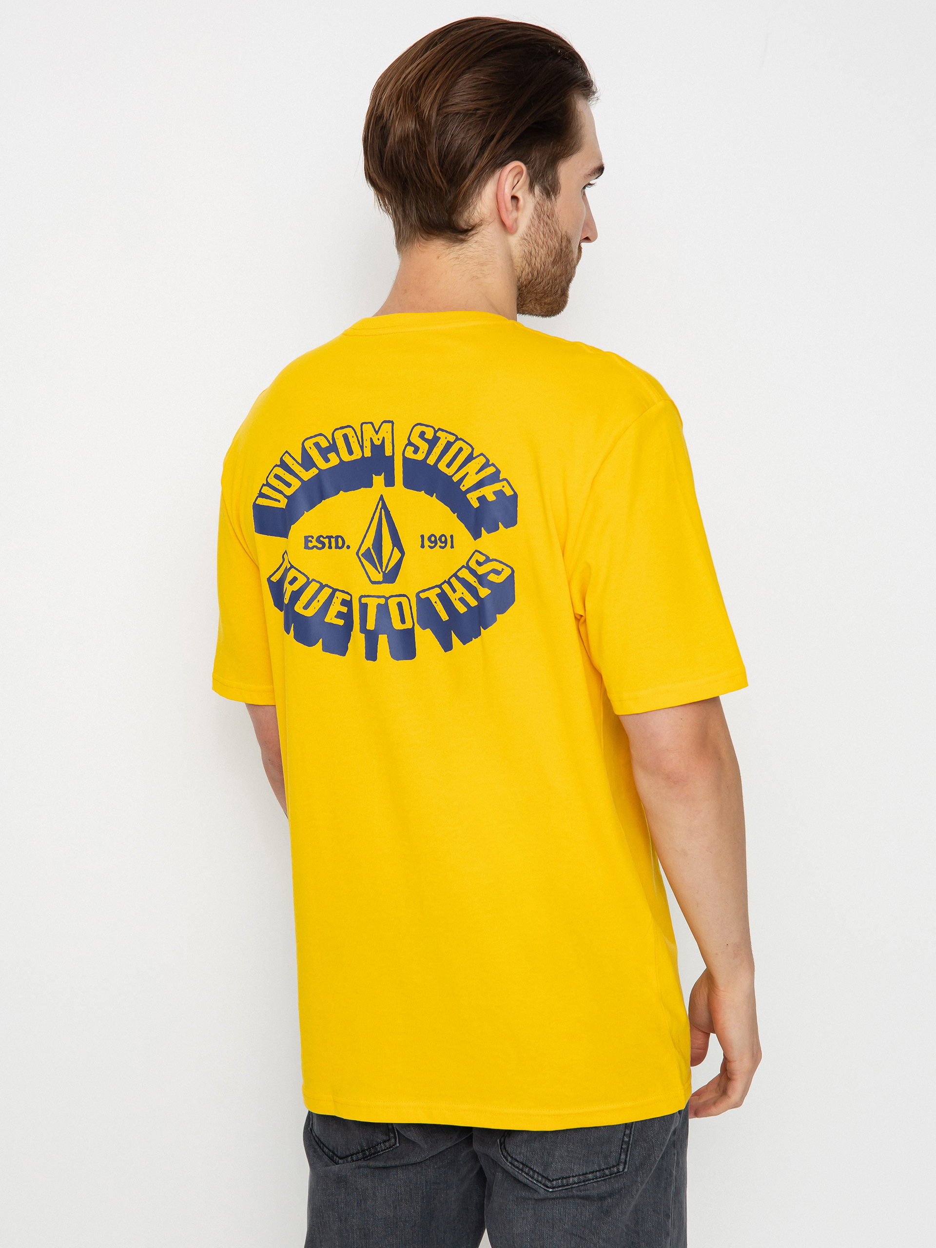 Volcom True Mecha Bsc T-shirt - yellow (citrus)