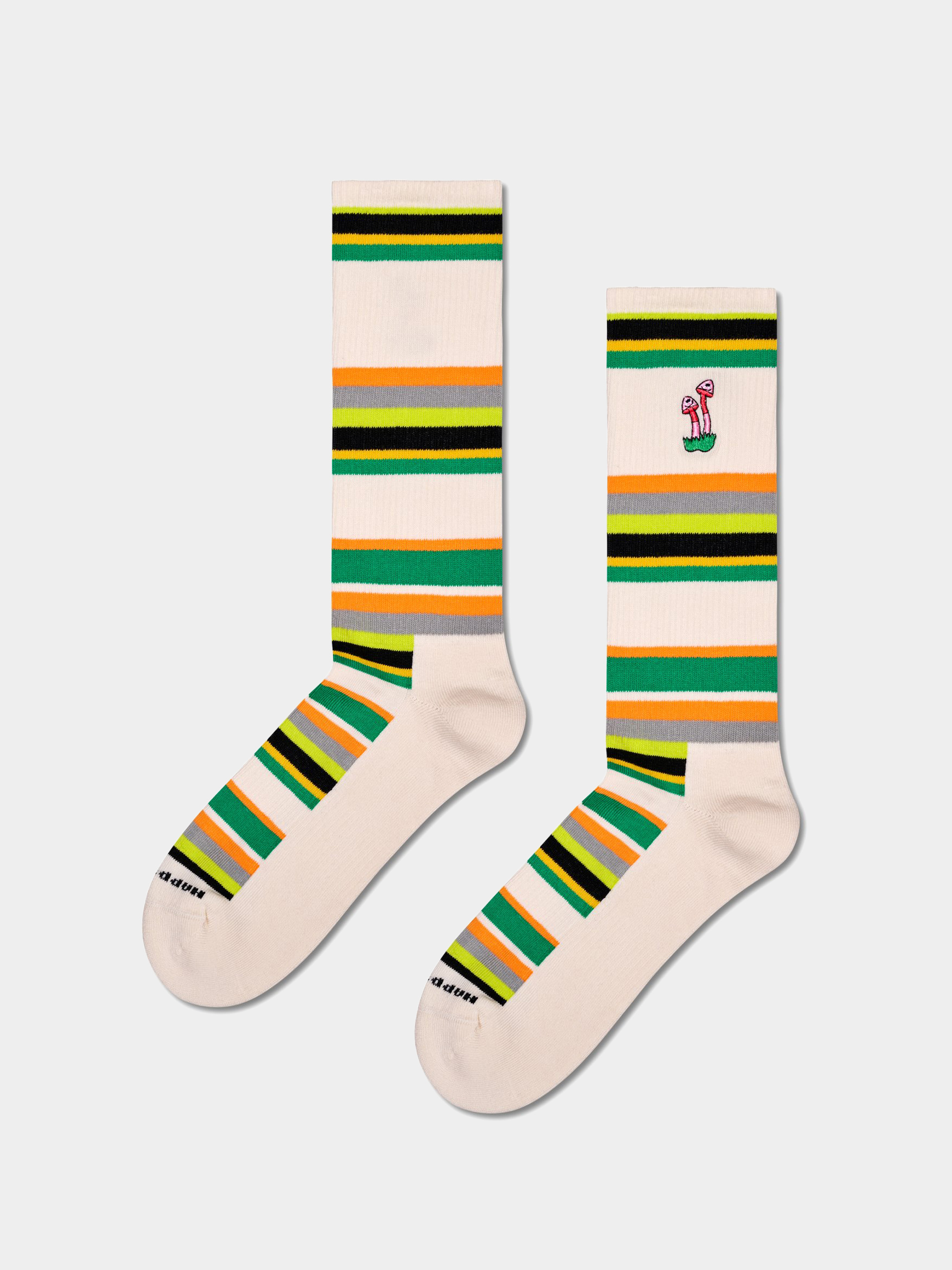 Happy Socks Always Grow Crew Socks - beige (wall)