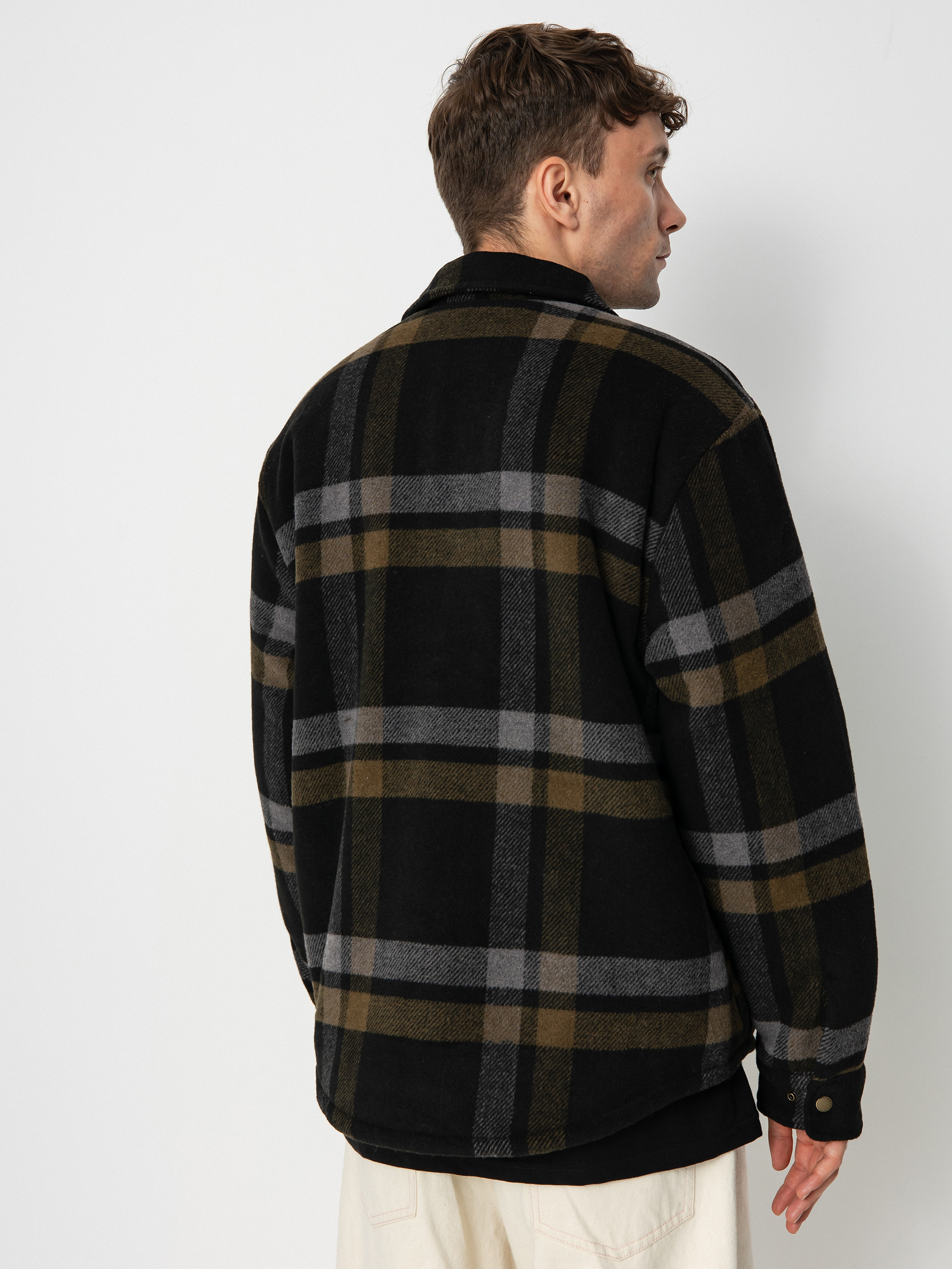 Brixton Durham Lined Jacket - black (black/charcoal/desert palm)