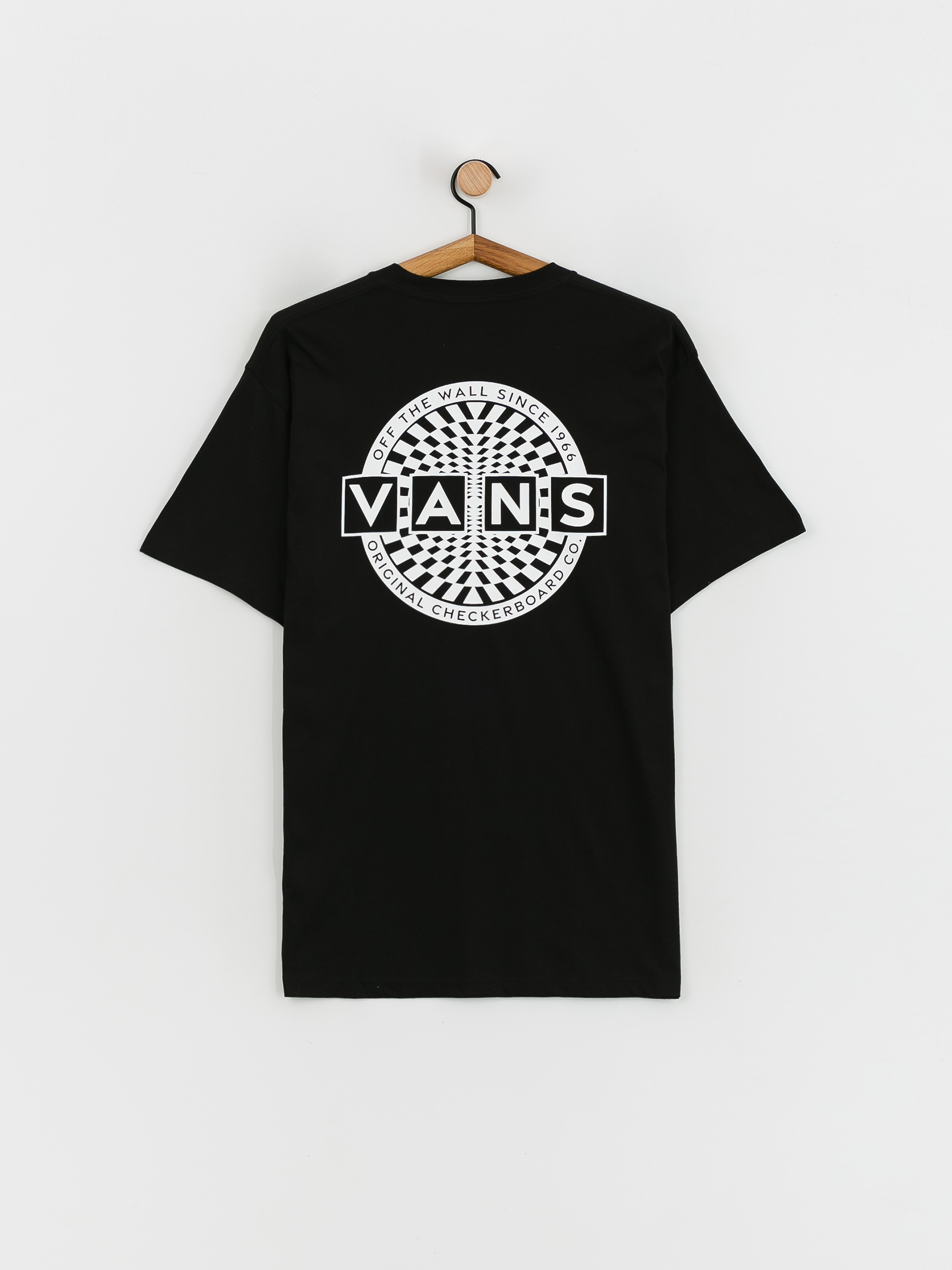 Vans Warped Checkerboard Logo T-shirt (black)