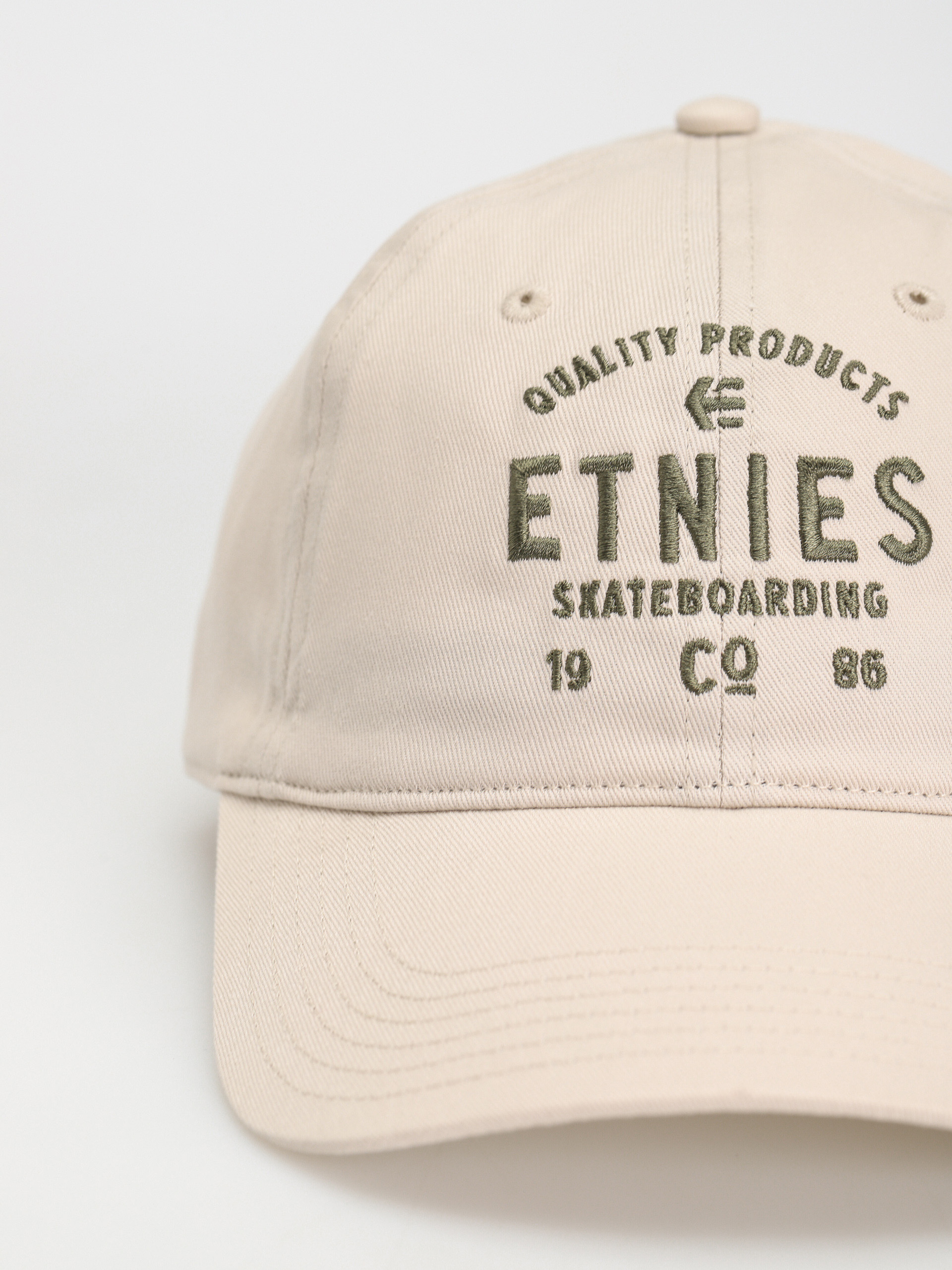 Etnies Skate Co Strapback Cap - grey (cement)