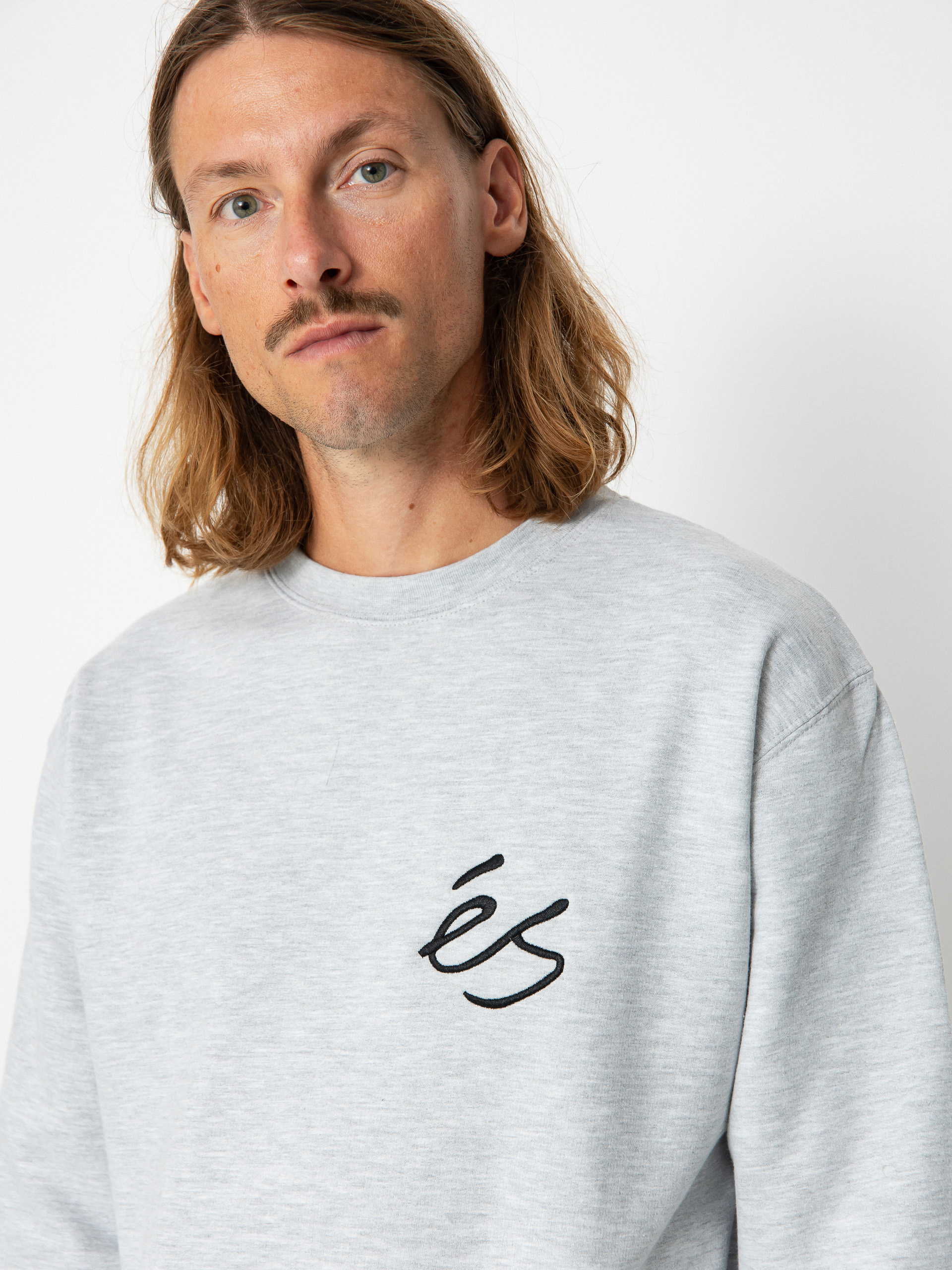 eS Mini Script Crewneck Sweatshirt (grey/heather)