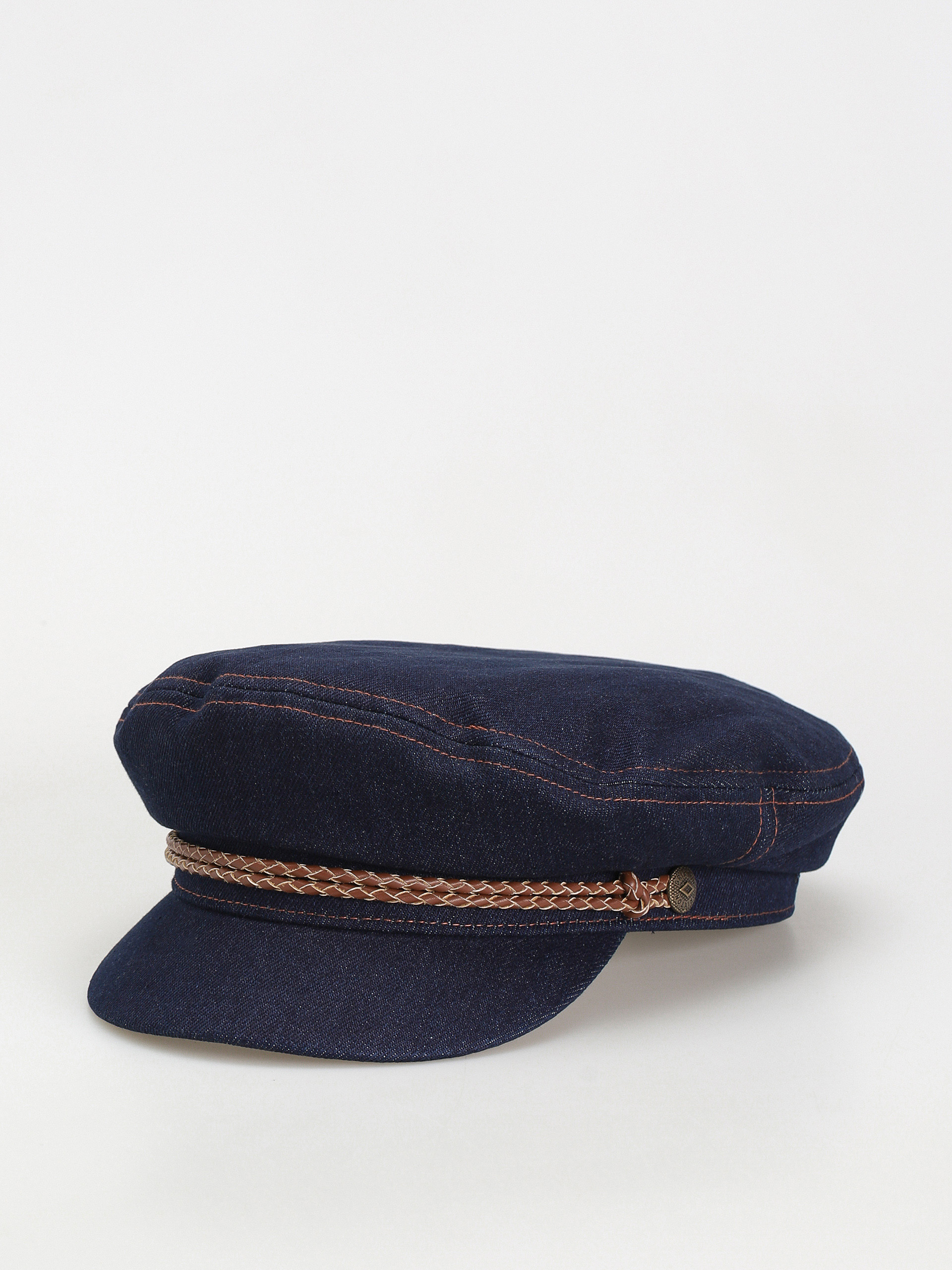 Brixton Fiddler Cap Flat cap - navy blue (washed denim)