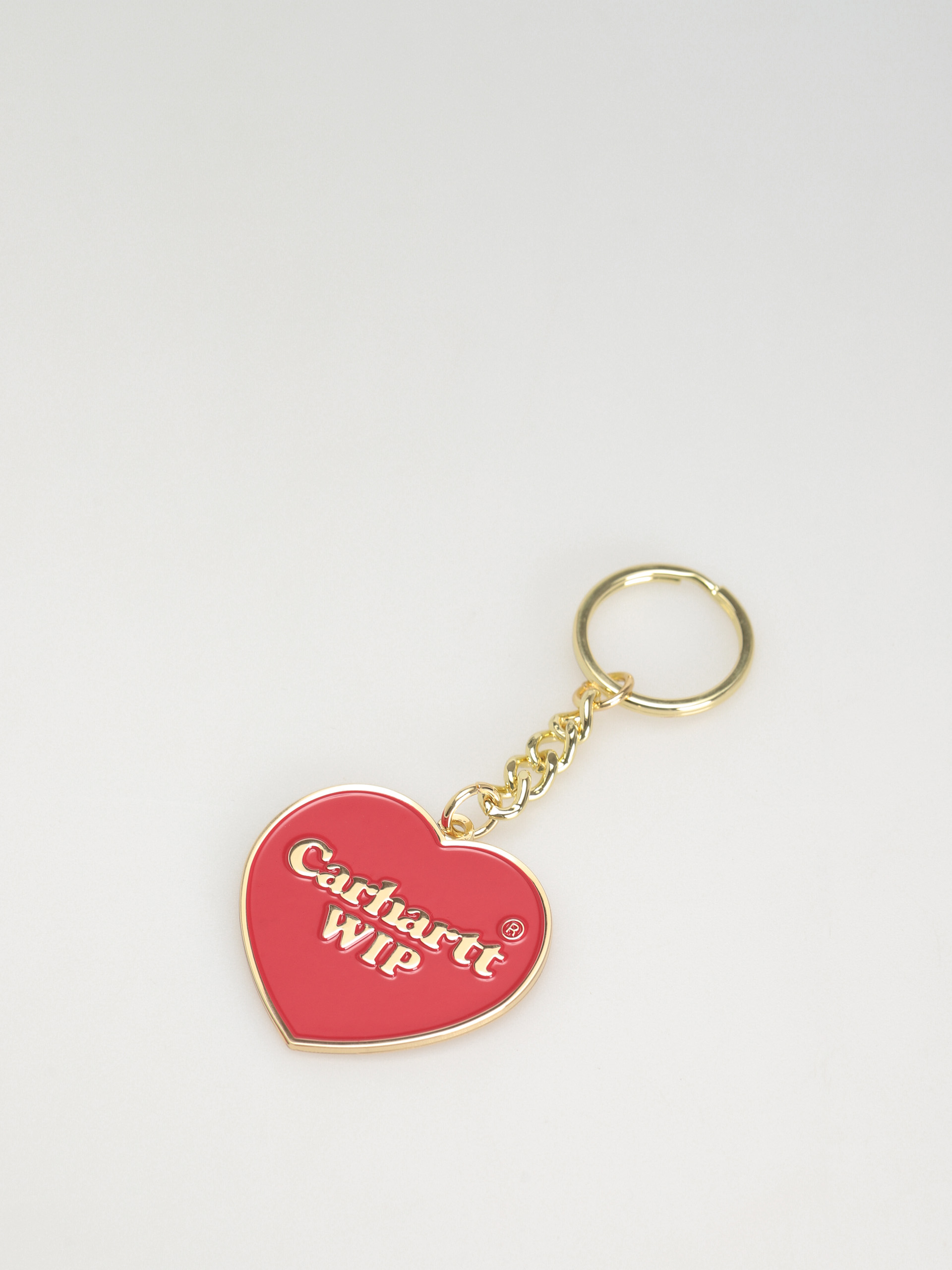 Carhartt WIP Heart Keychain Keychain - red, golden (red)