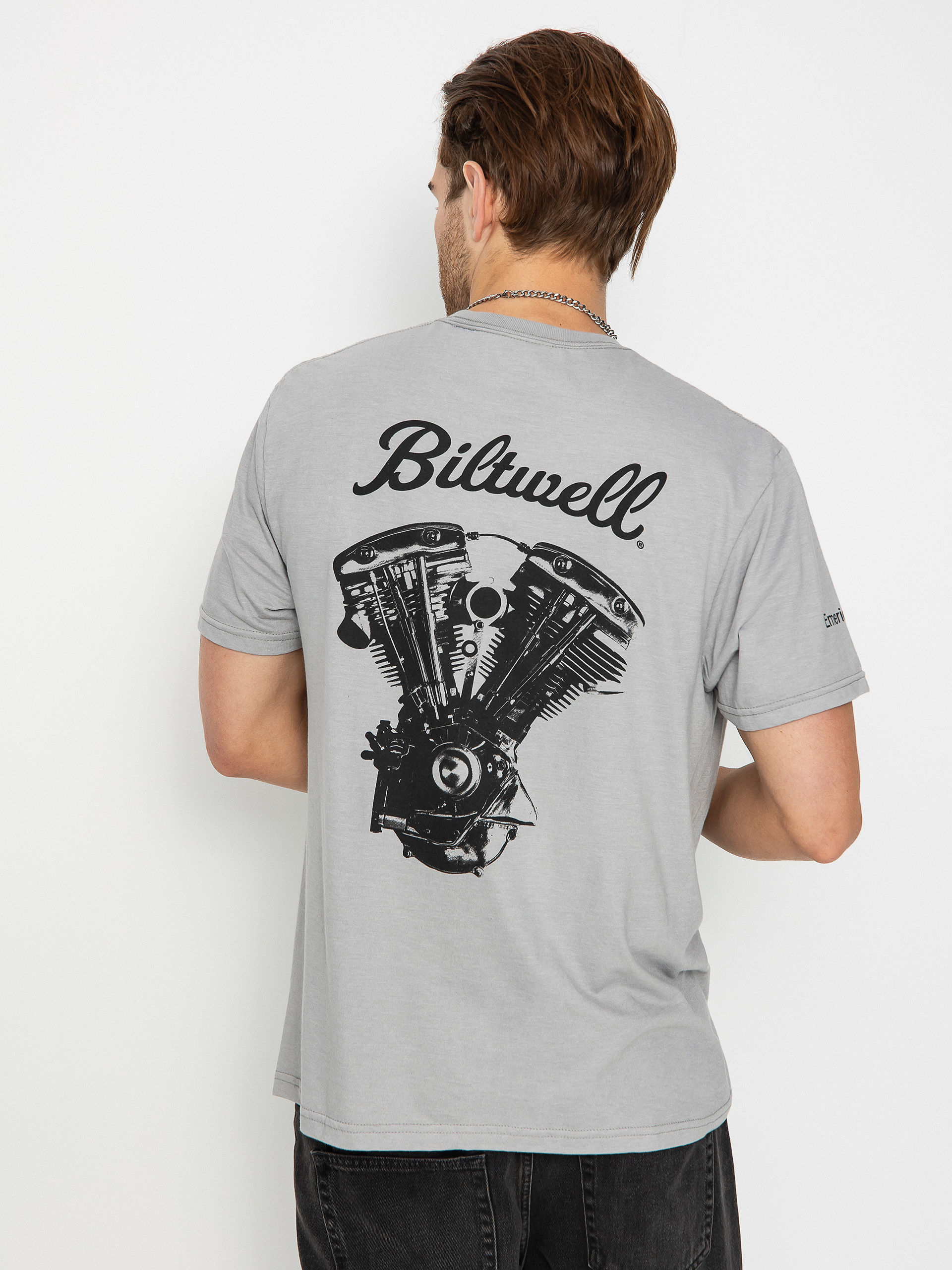 Emerica Biltwell T-shirt - grey (cement)