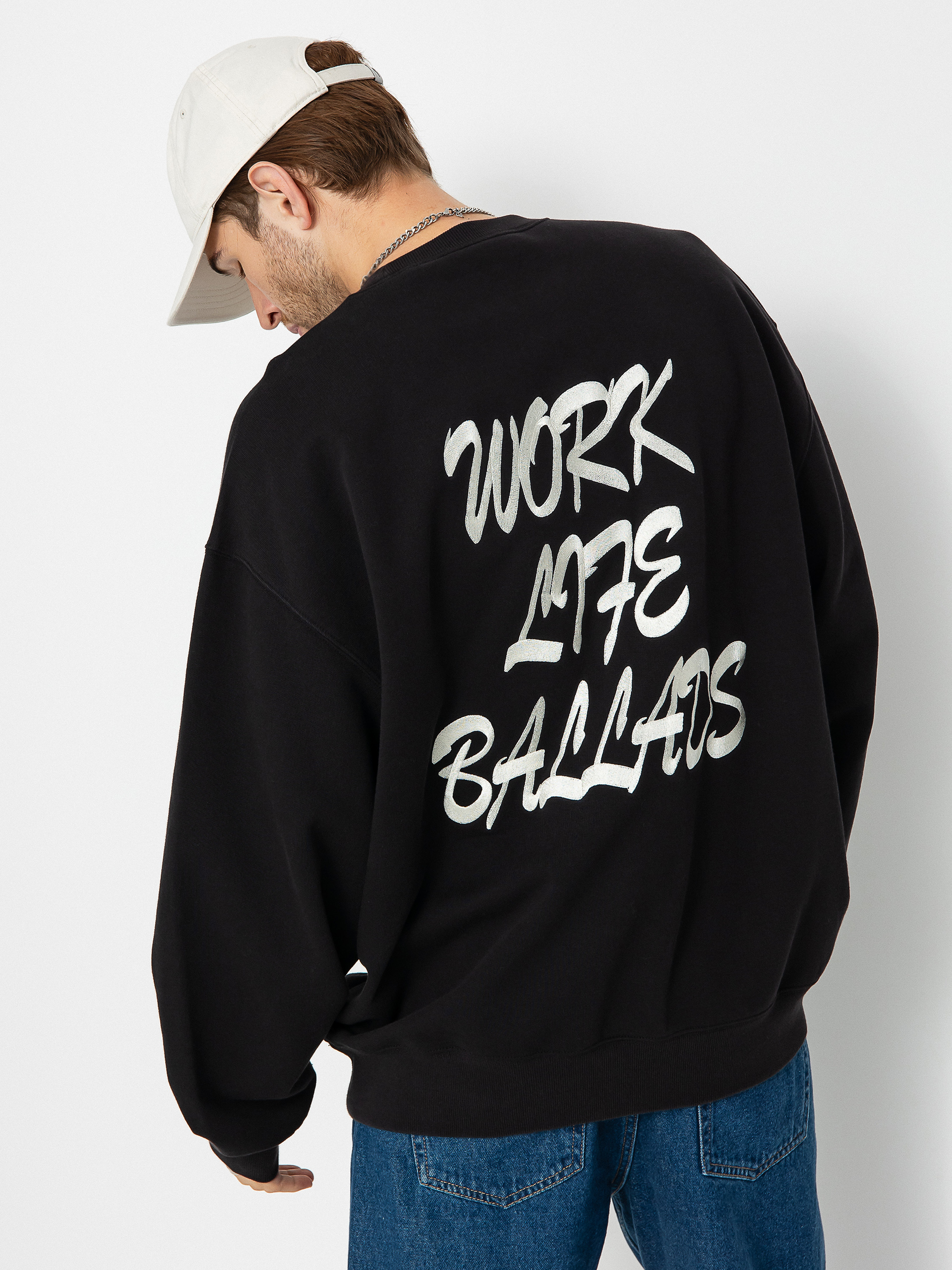 Carhartt WIP Work Varsity Sweatshirt - black (black/wax)
