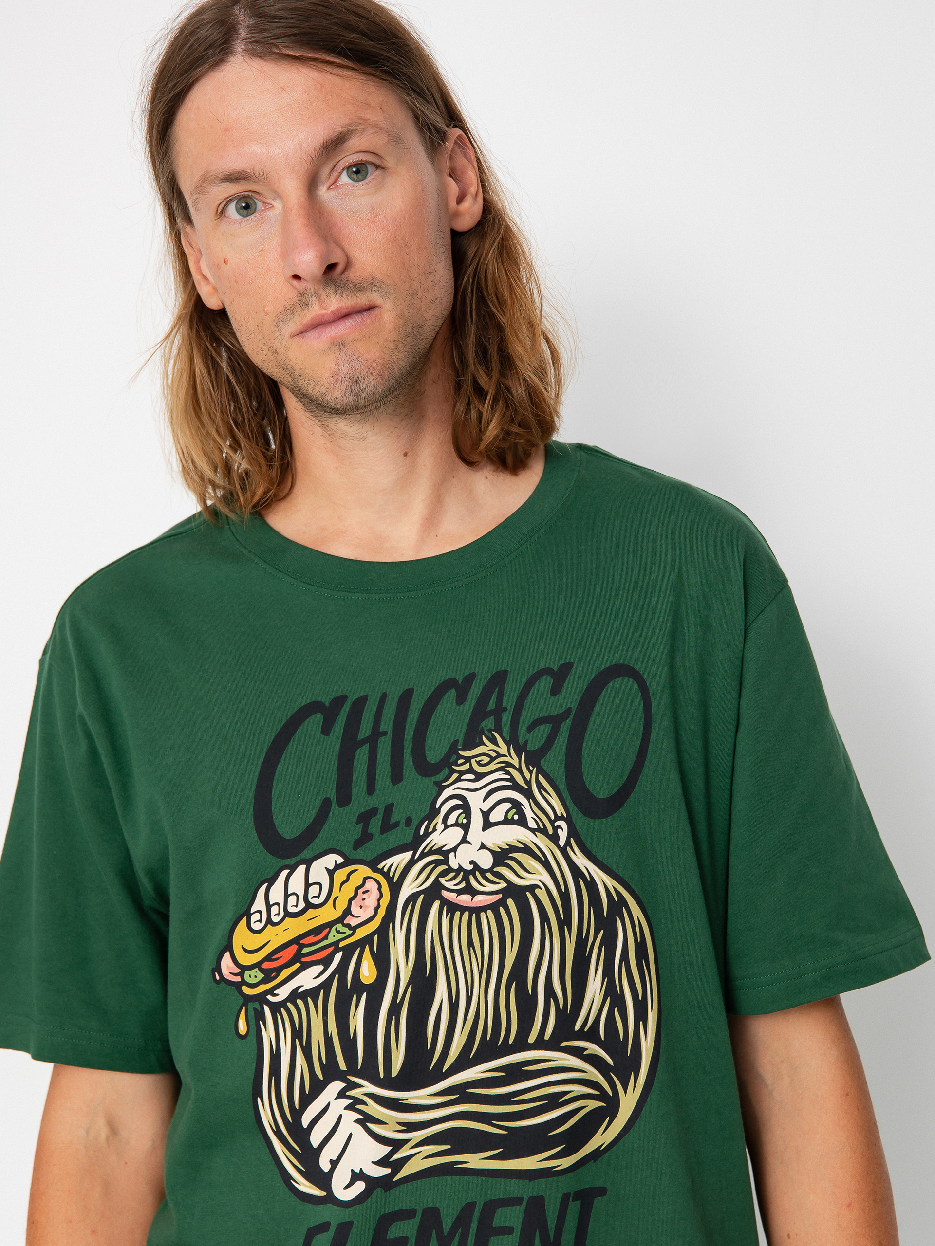 Element Hairy Dog T-shirt (dark green)