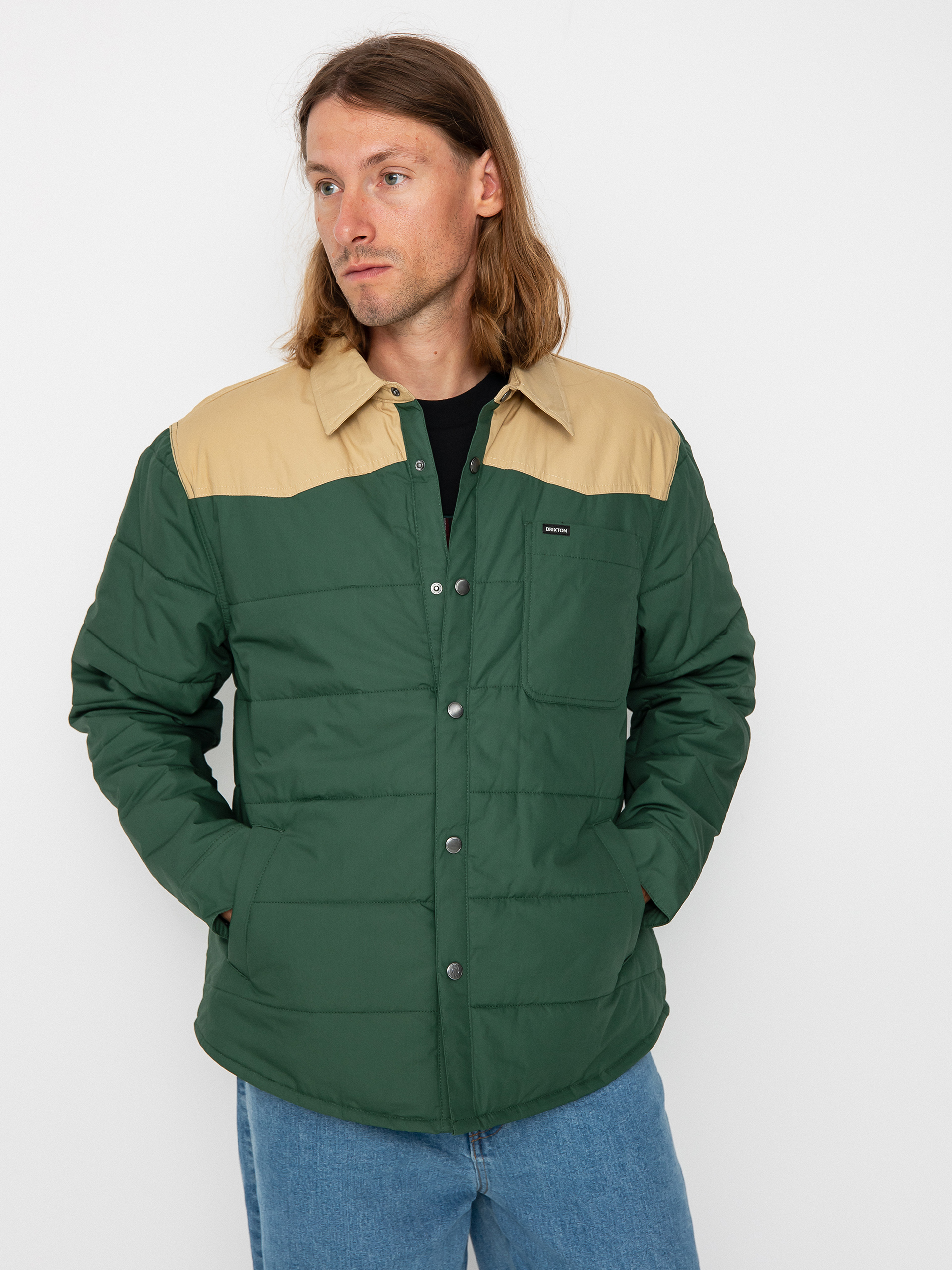 Brixton Cass Jacket - green (pine needle/sand)