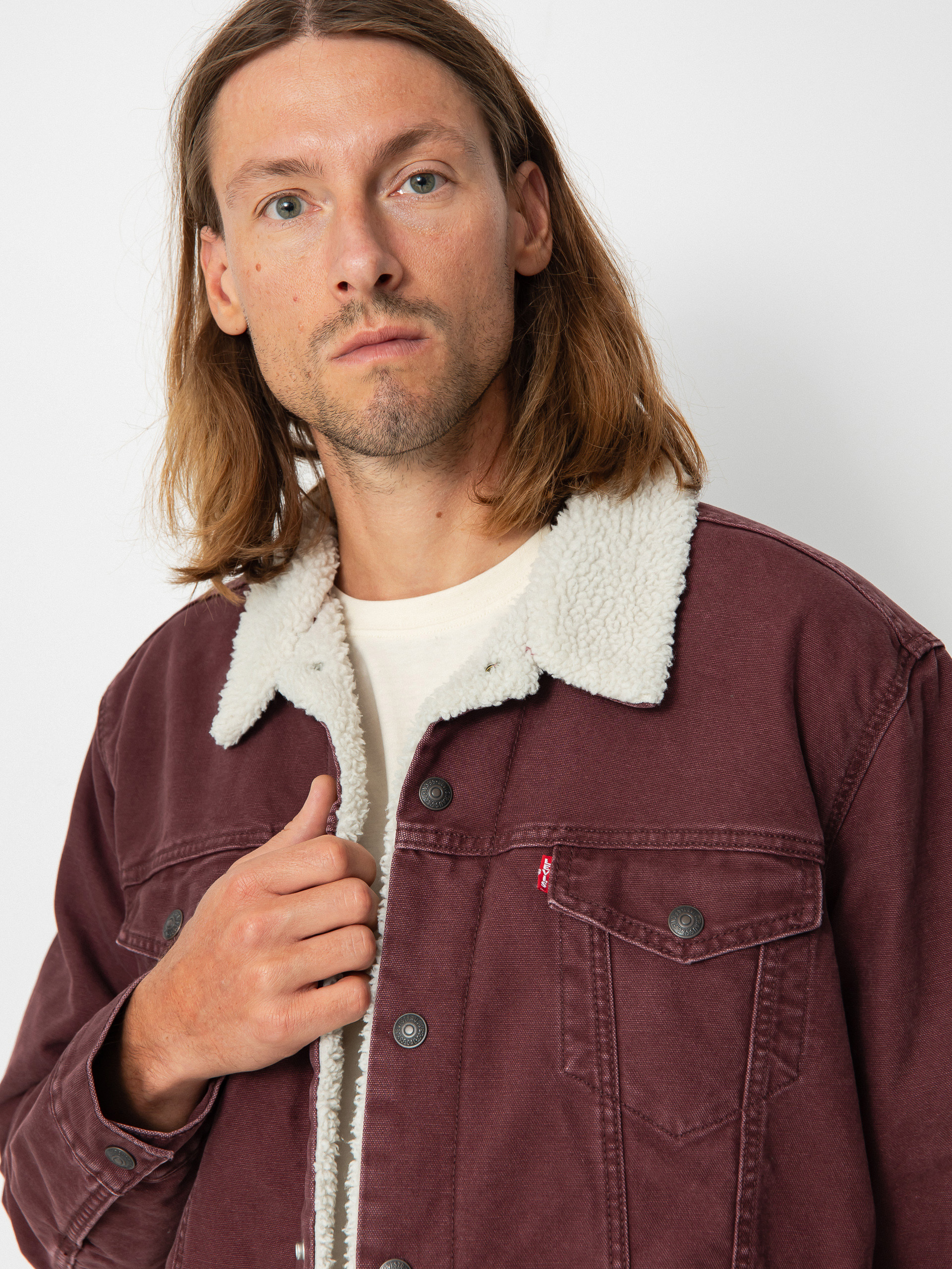 Levi's® Type 3 Sherpa Trucker Jacket - brown (decadent chocolate)