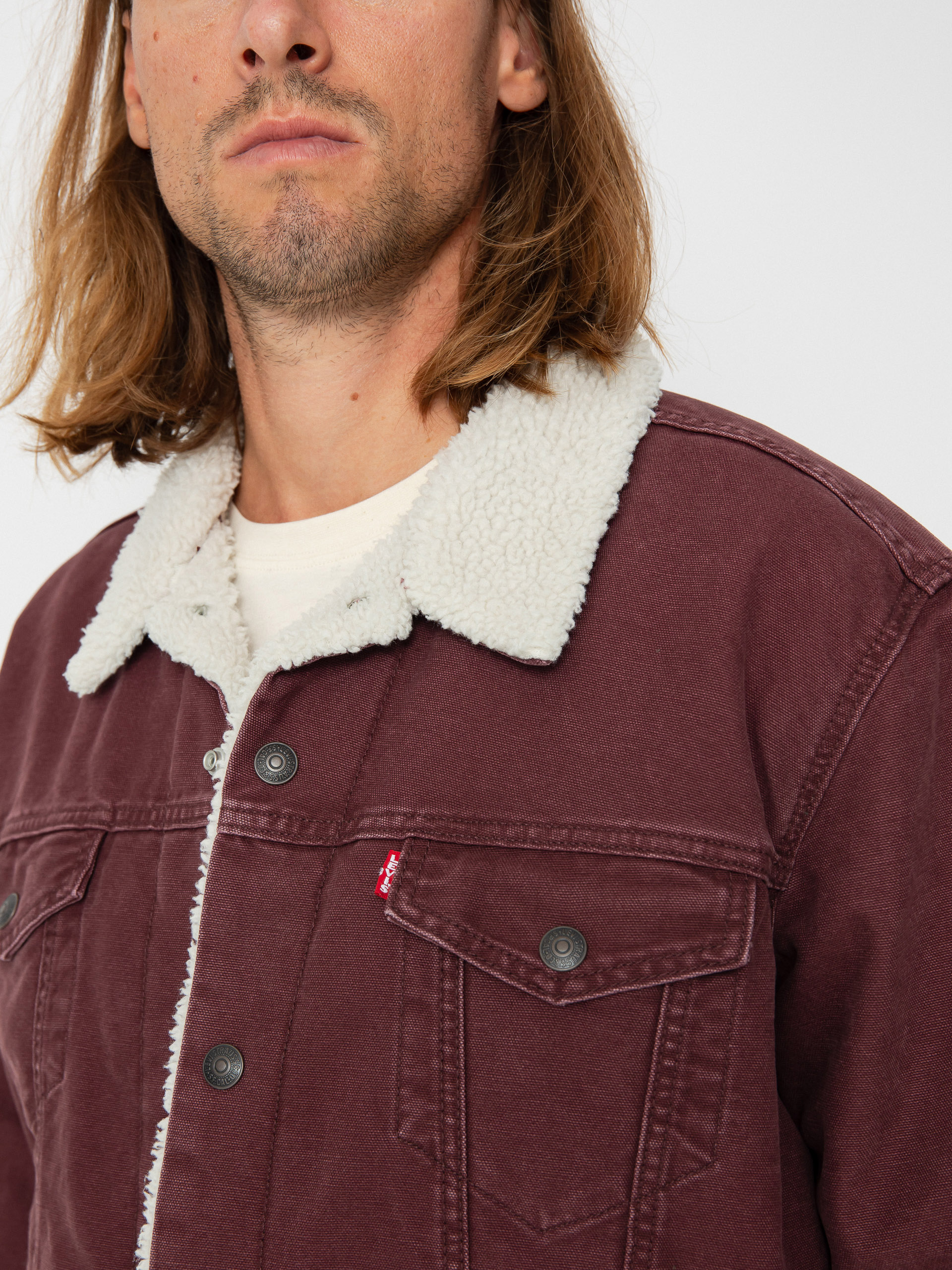 Levi's® Type 3 Sherpa Trucker Jacket - brown (decadent chocolate)