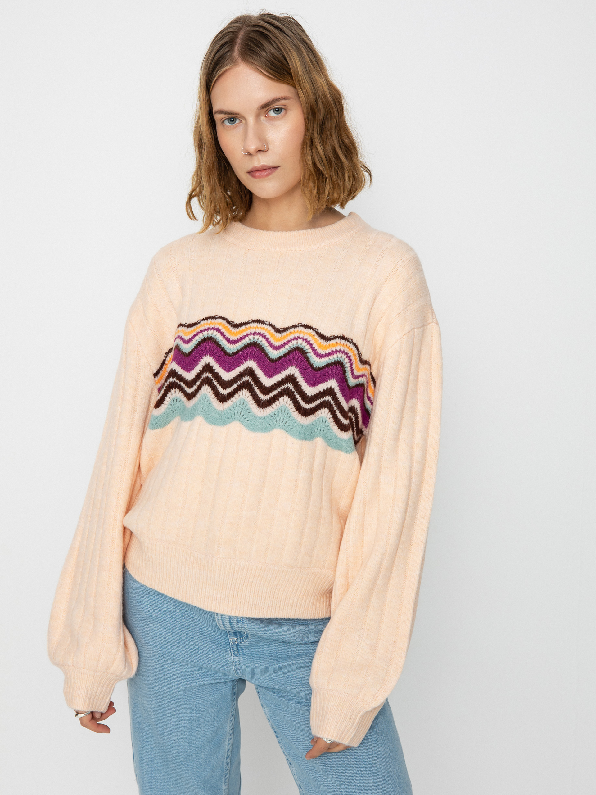 Roxy Pop Again Sweater Wmn - pink (pale dogwood)