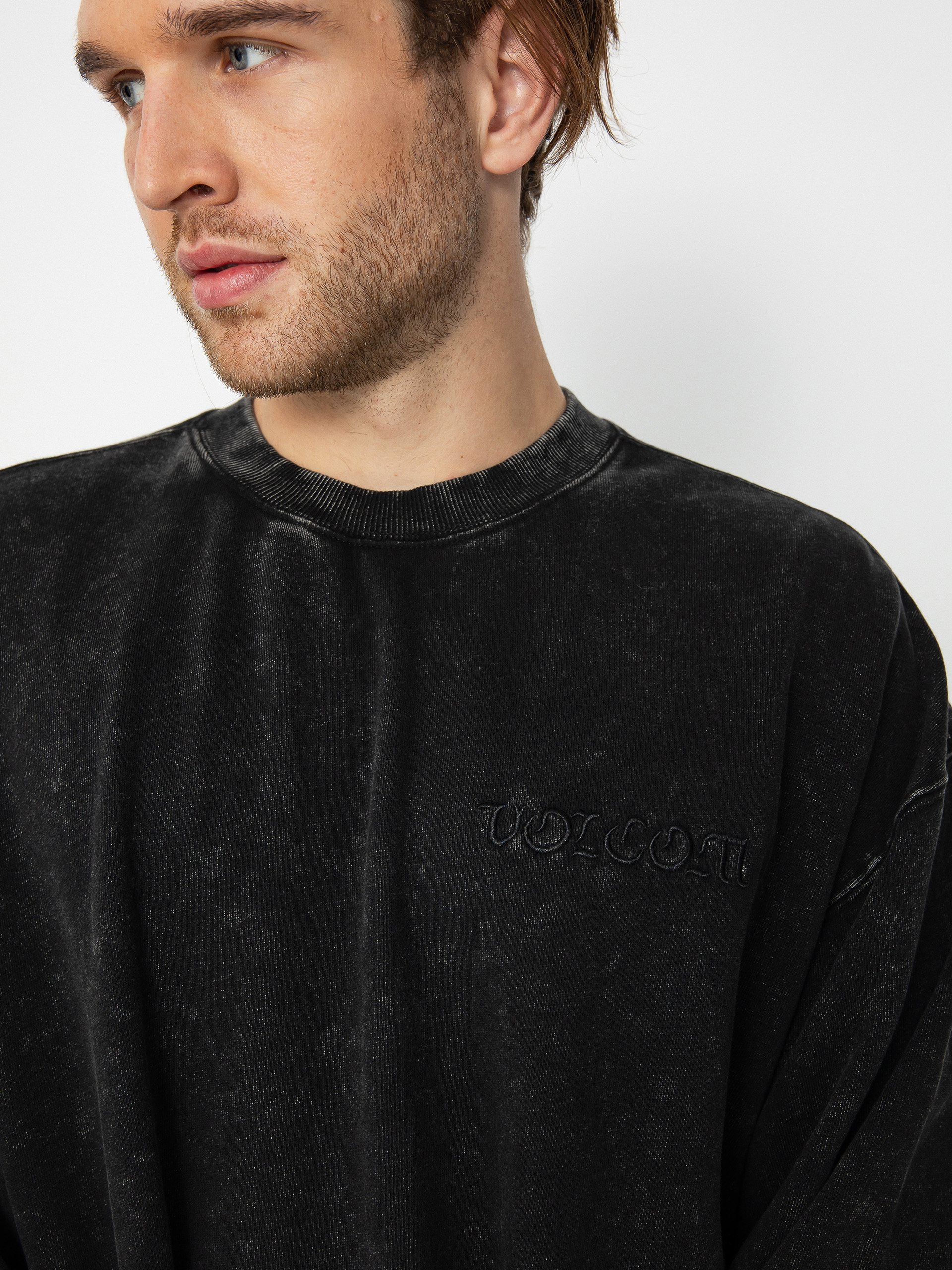 Volcom Acid Wall Crew Sweatshirt (black)