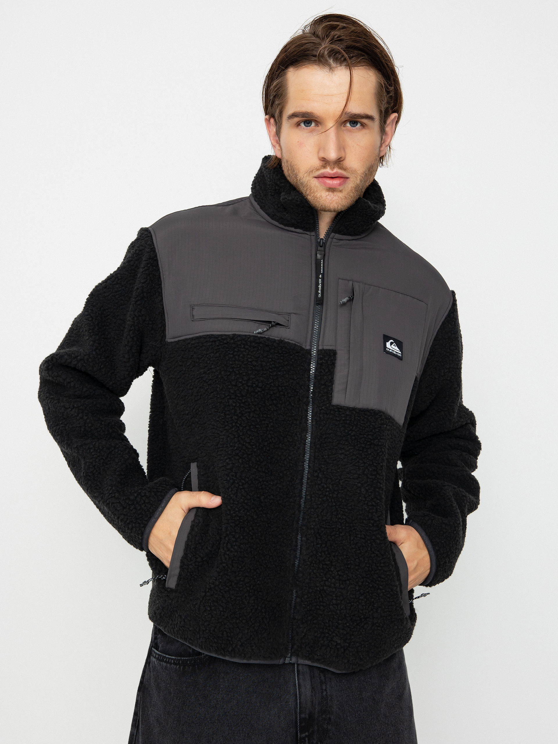 Quiksilver Shallow Water Fleece - black (phantom)