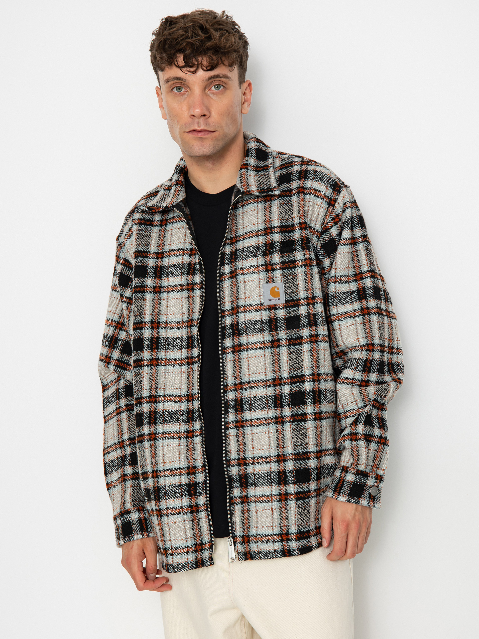 Carhartt WIP Stroy Jacket - grey (stroy check wax)