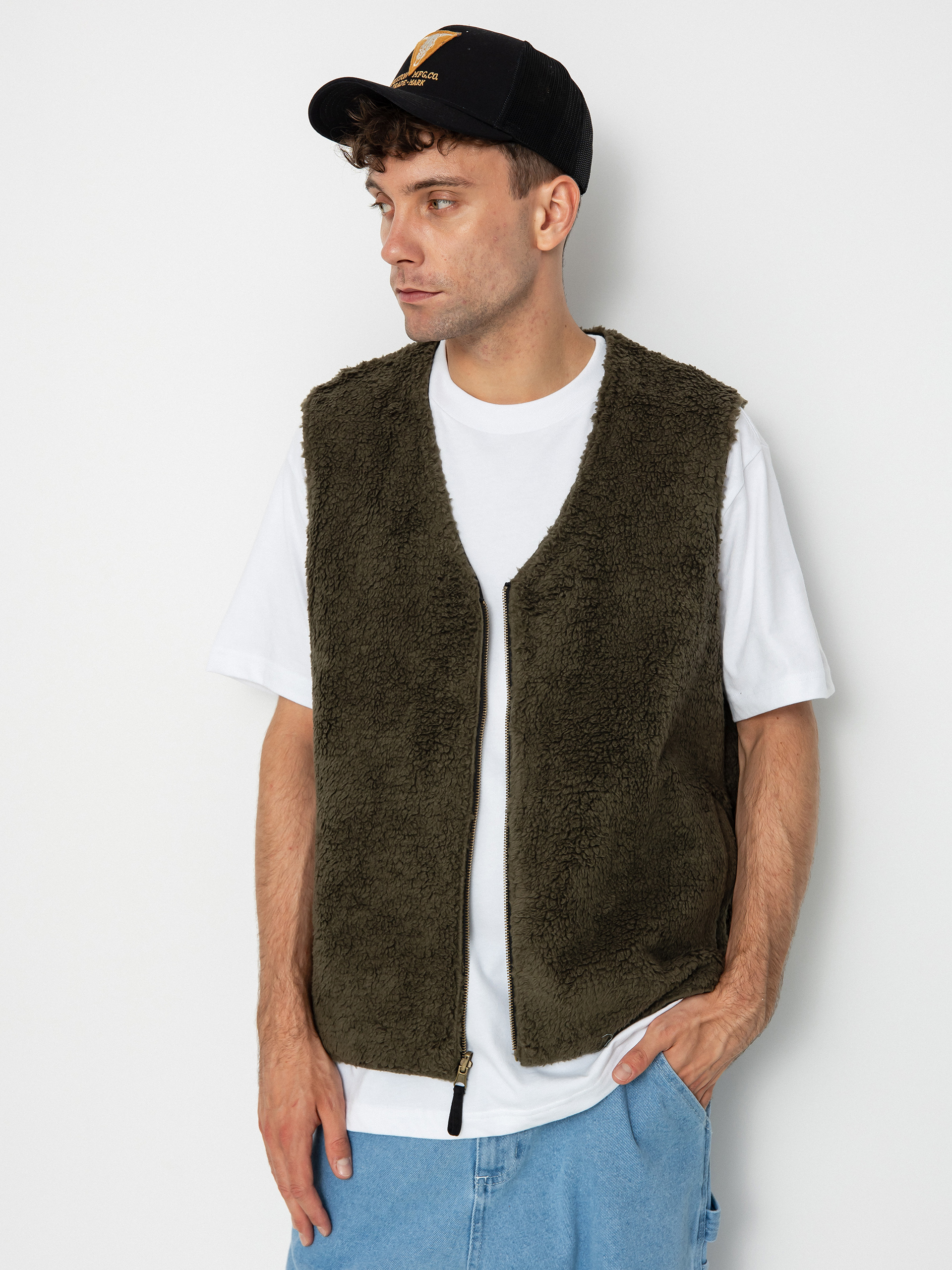 Santa Cruz Hideout Reversible Vest - black (black/sea kelp)