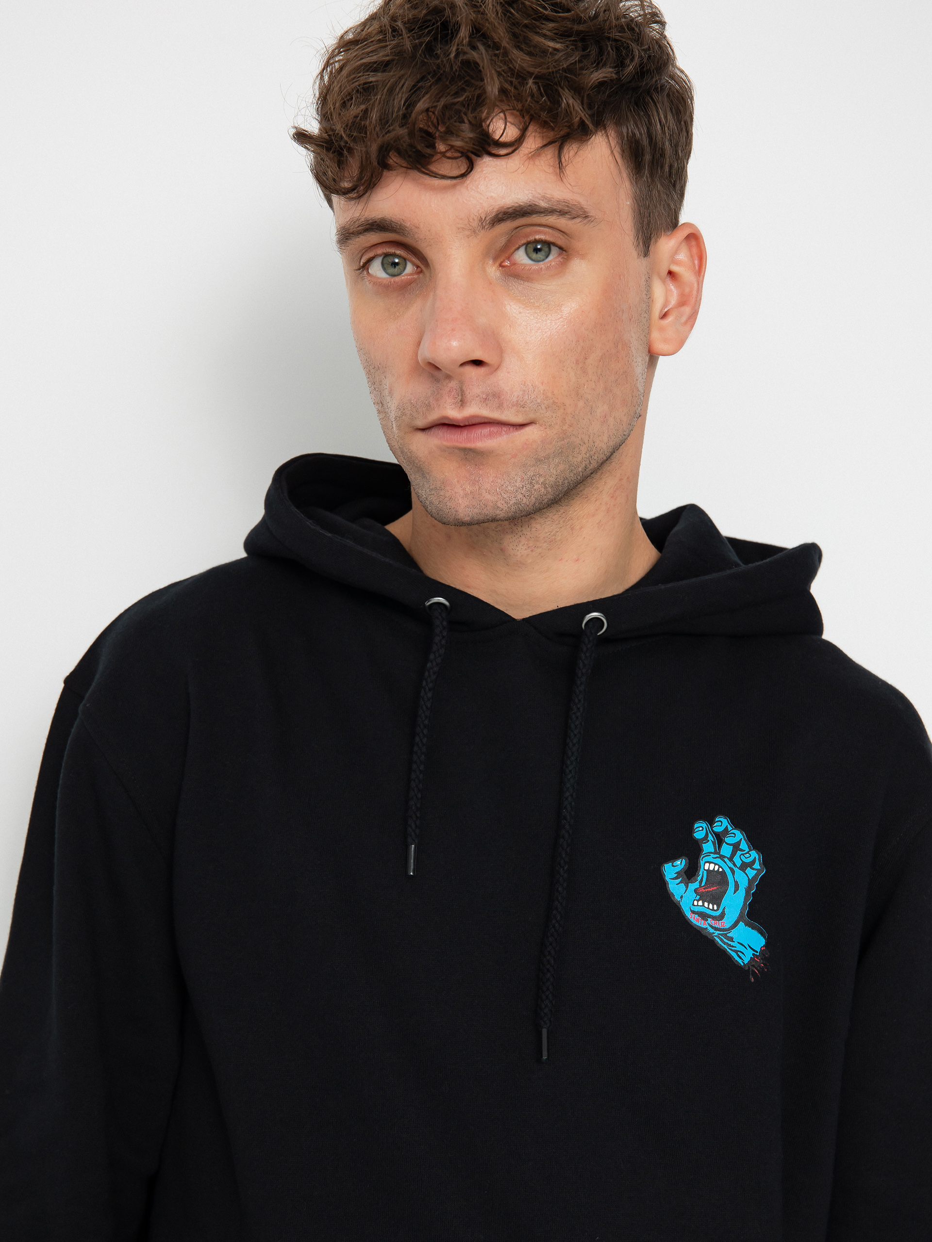Santa Cruz Screaming Hand Chest HD Hoodie (black)