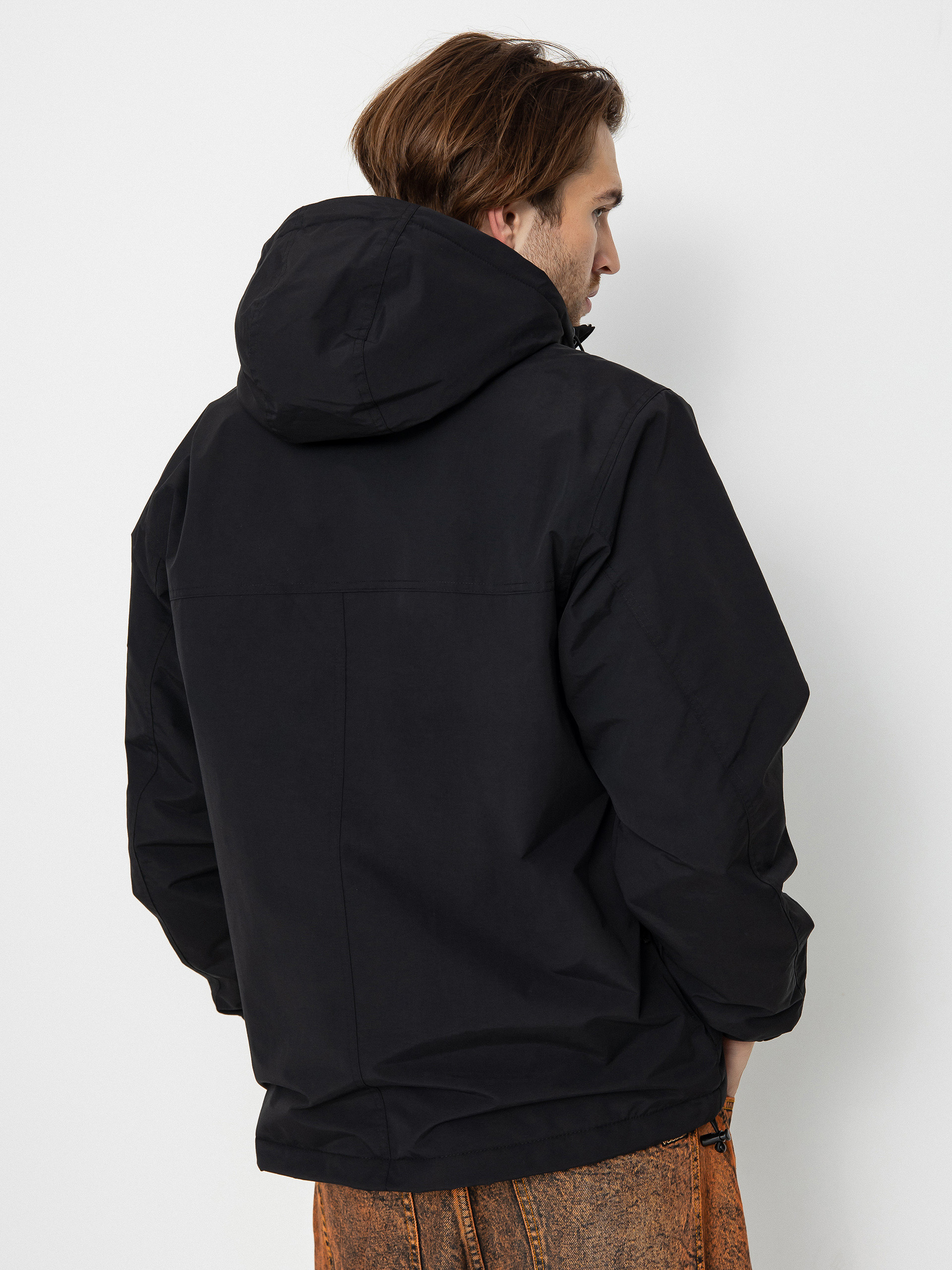 Carhartt WIP Windbreaker Pullover Jacket - black (black/white)