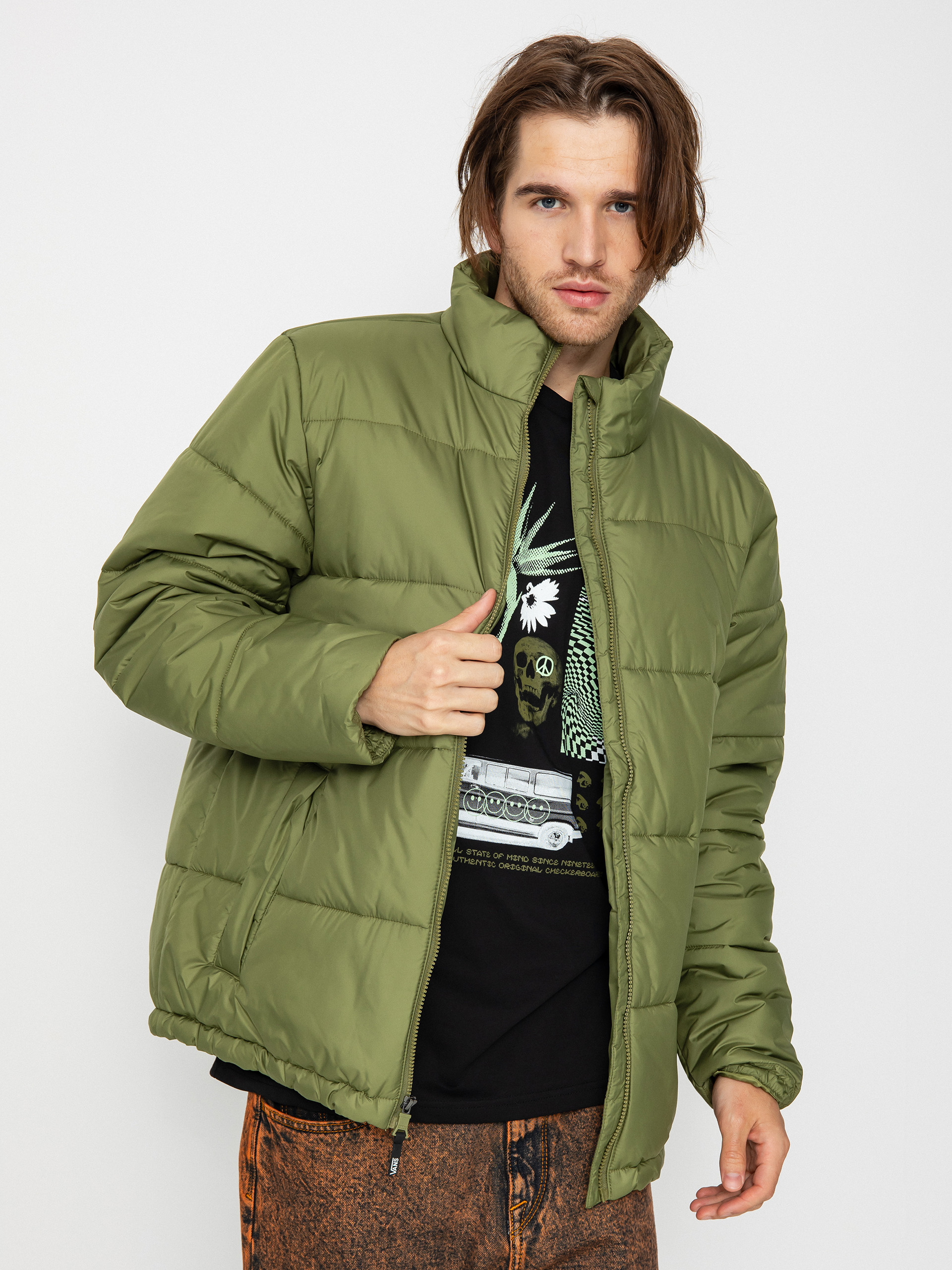 Vans No Hood Norris Mte 1 Puffer Jacket - green (olive branch)