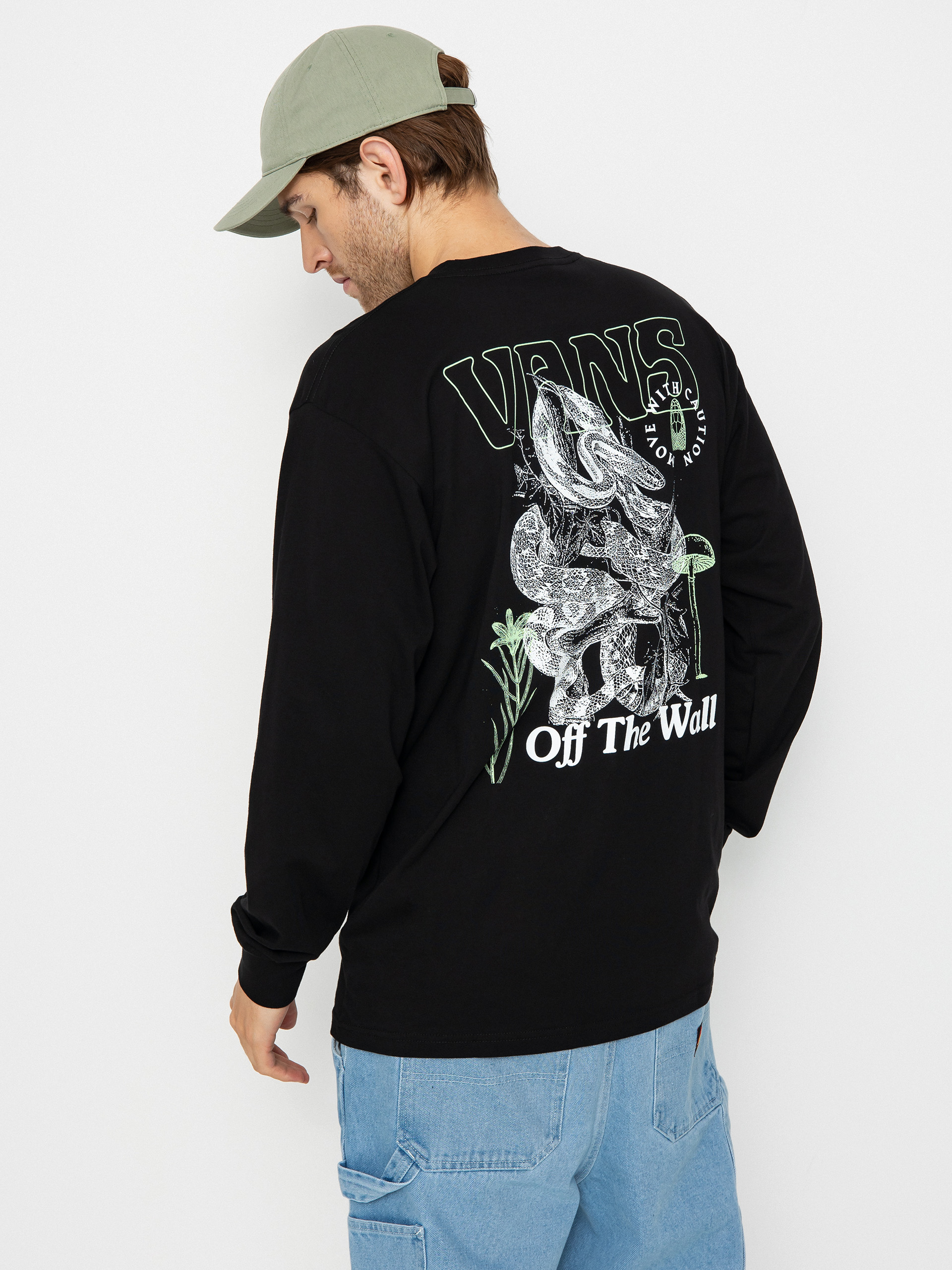 Vans Distorted Snake Longsleeve - black (black)