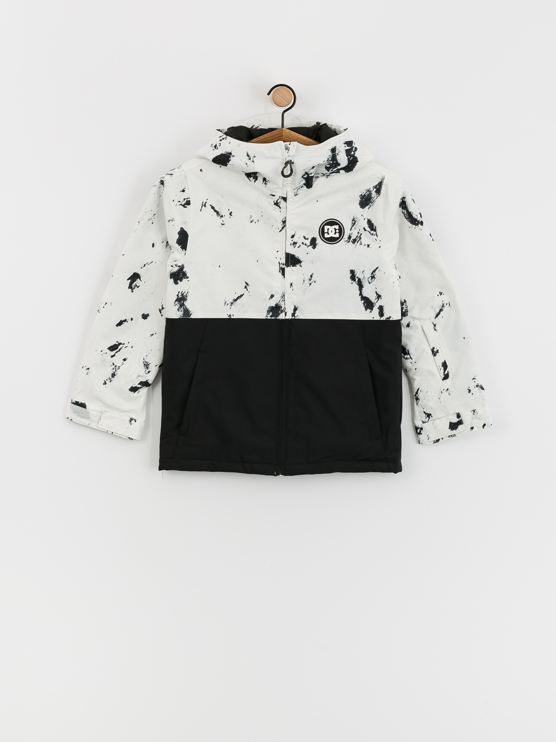 DC Basis Print JR Snowboard jacket - grey (snow camo)